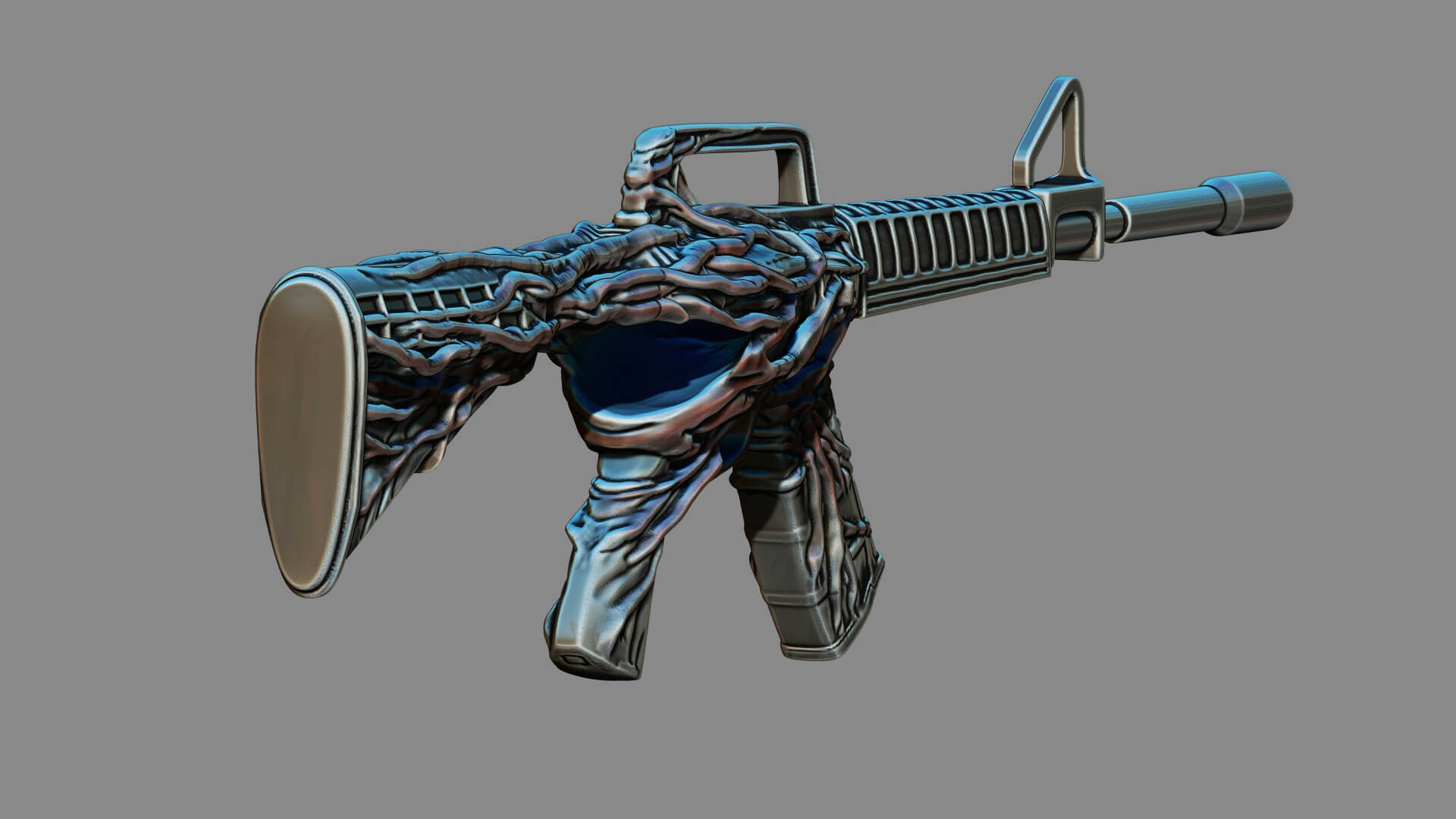 Aki Devil Gun Blade Gun Hand - Chainsawman Cosplay 3D Model by blackstar90