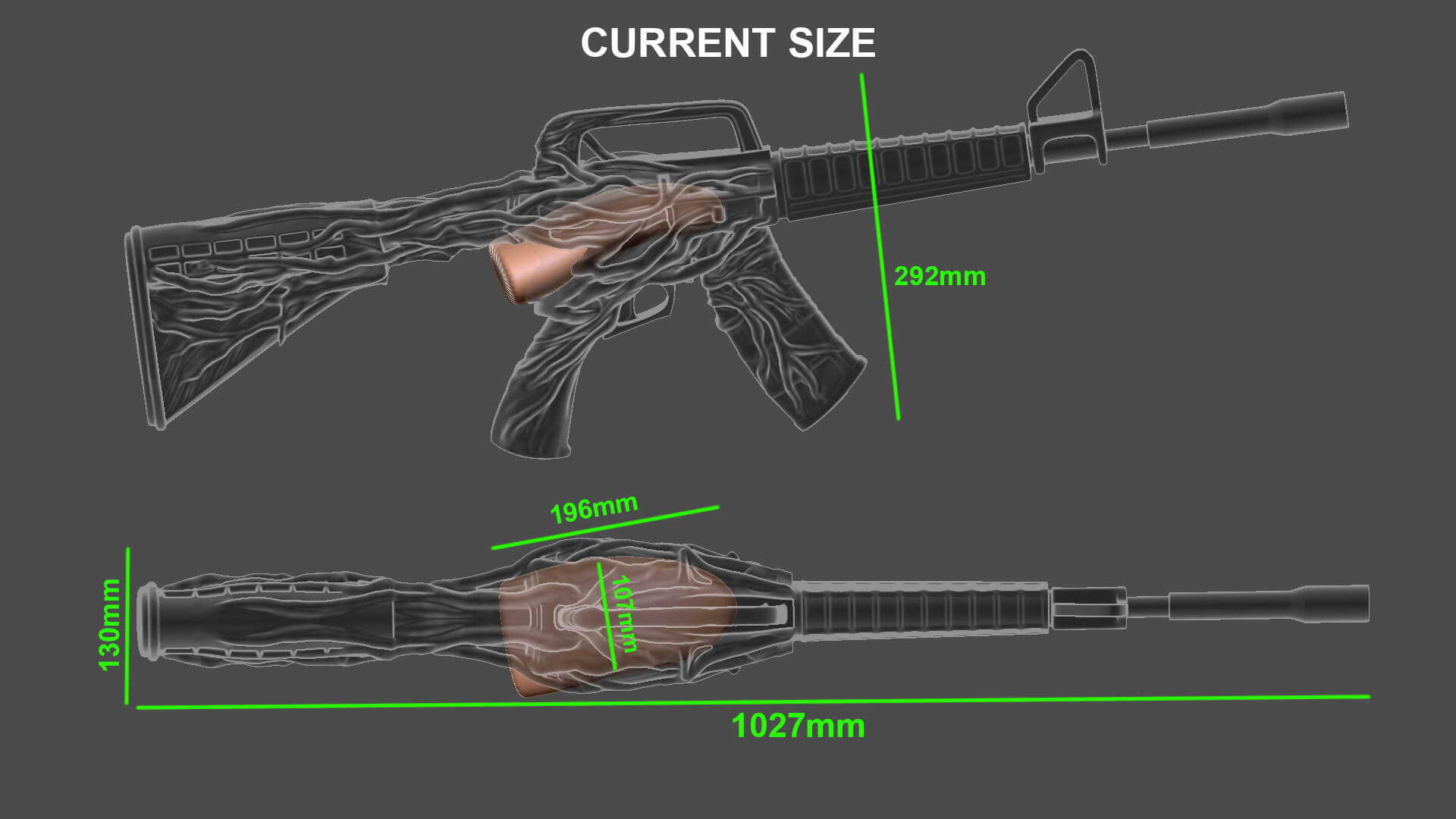 Aki Devil Gun Blade Gun Hand - Chainsawman Cosplay 3D Model by blackstar90