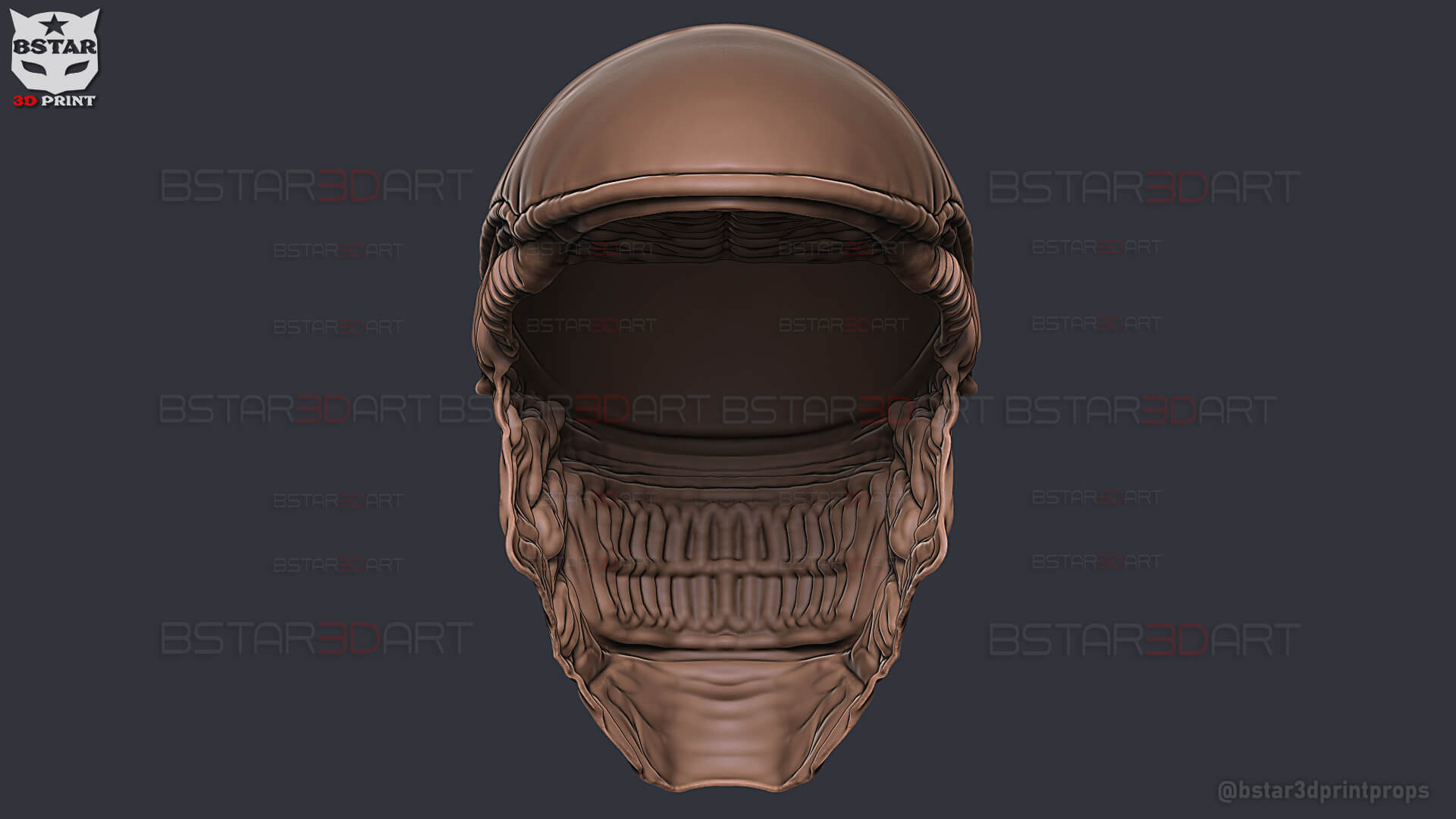 Alien Xenomorph Mask Cosplay - 3D Model by blackstar90