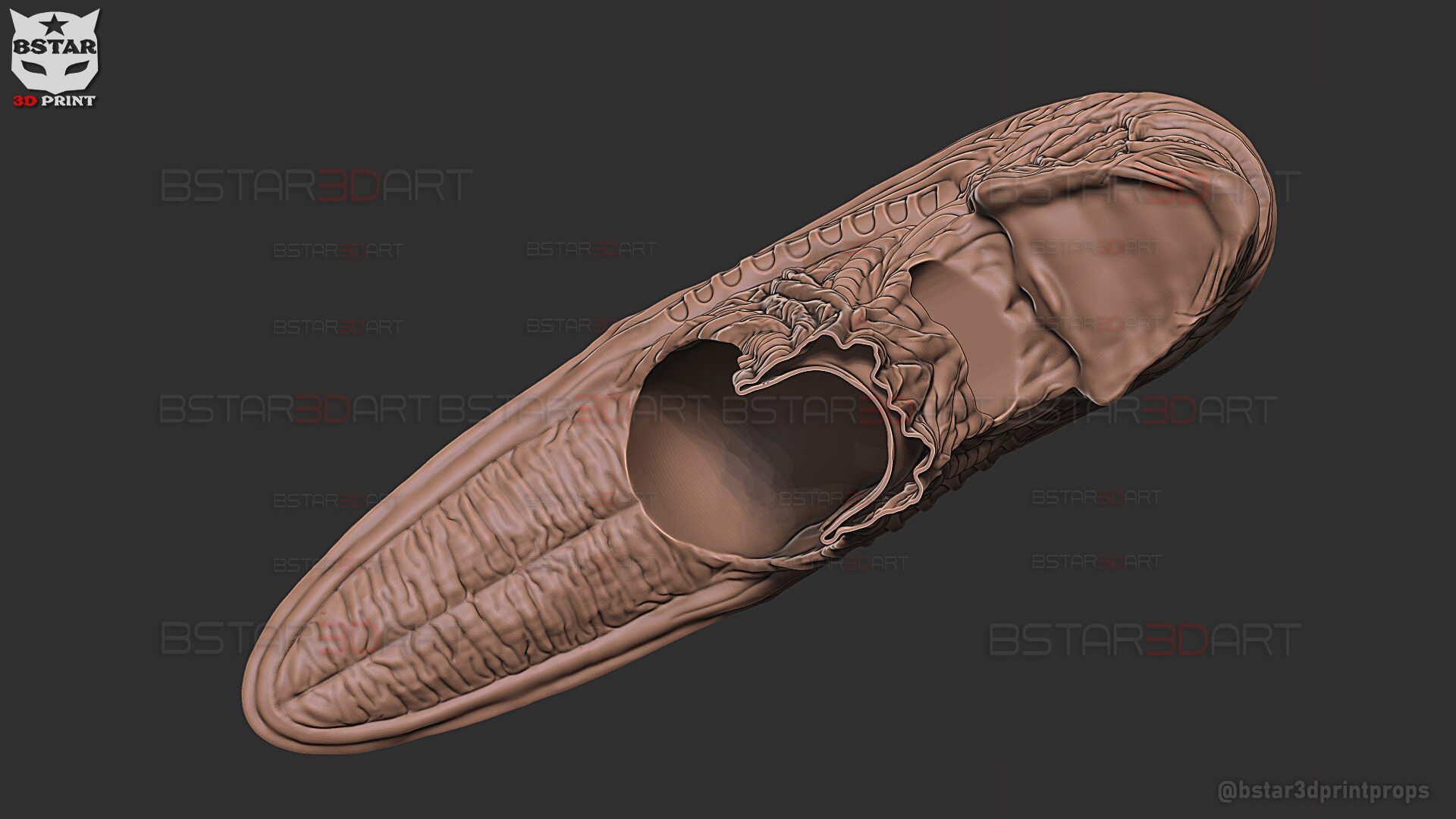 Alien Xenomorph Mask Decor Wearable - 3D Print Model by blackstar90