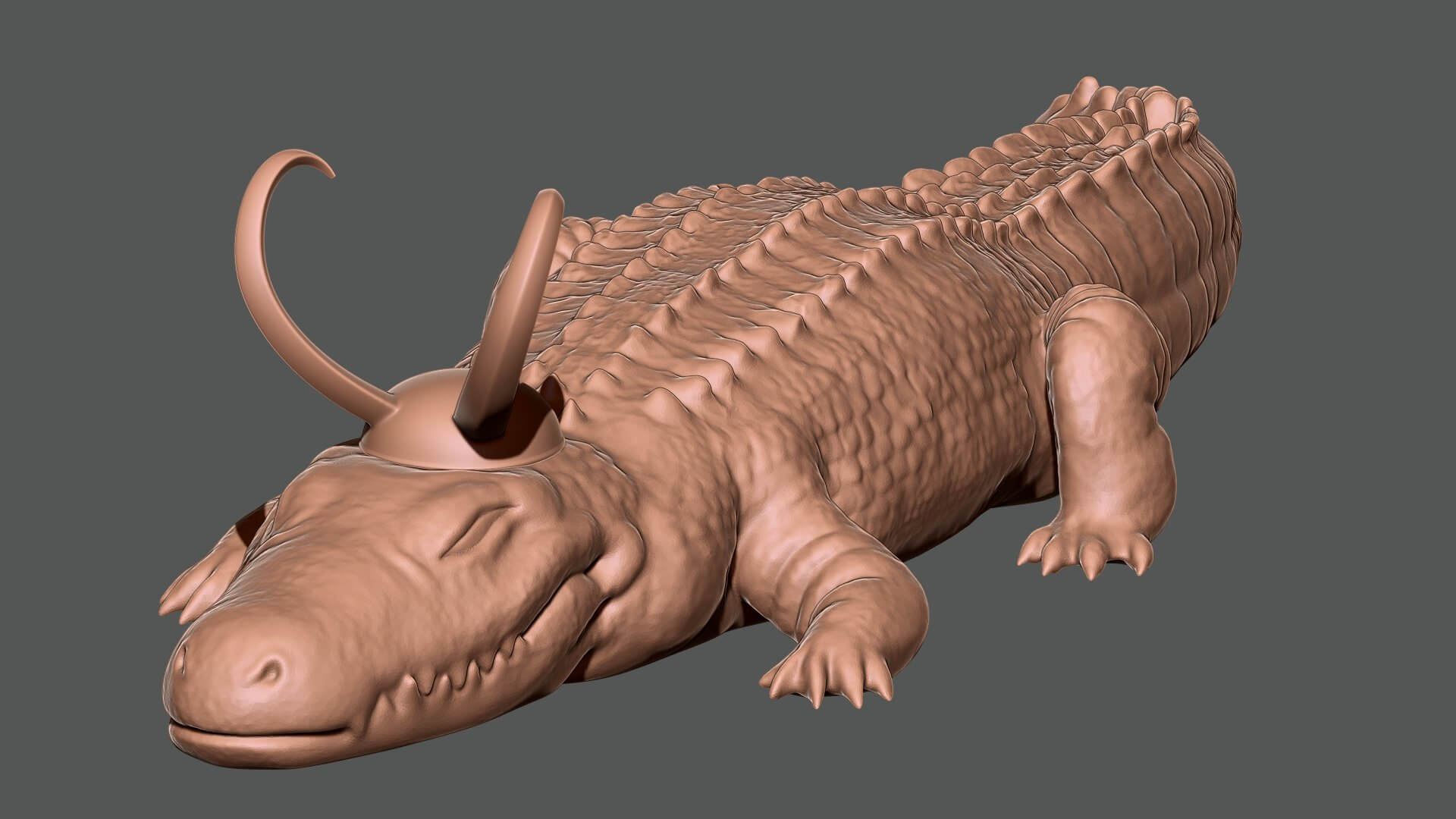 Alligator LoKi - LoKI TV Series 3D Model by blackstar90