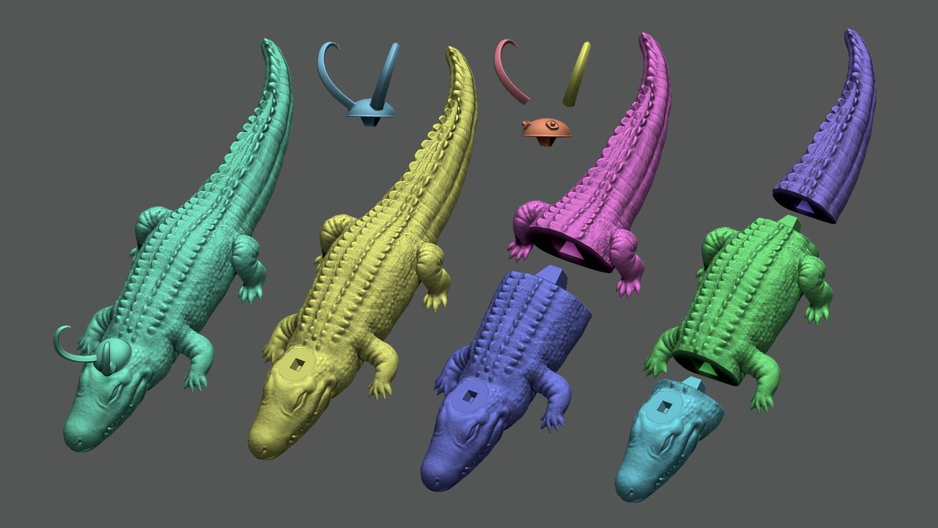 Alligator LoKi - LoKI TV Series 3D Model by blackstar90