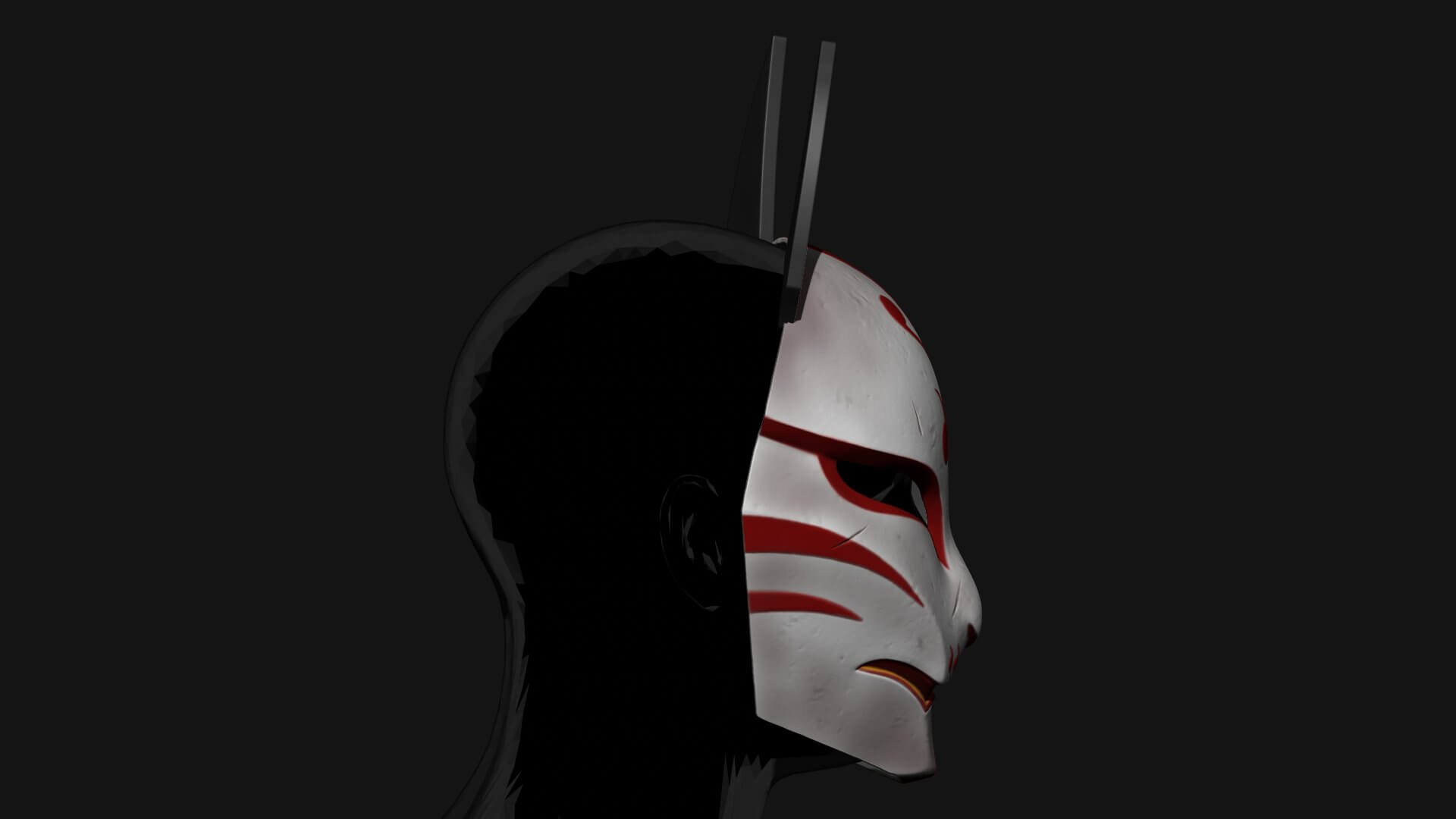 Aragami 2 Kitsune Mask - 3D Model by blackstar90