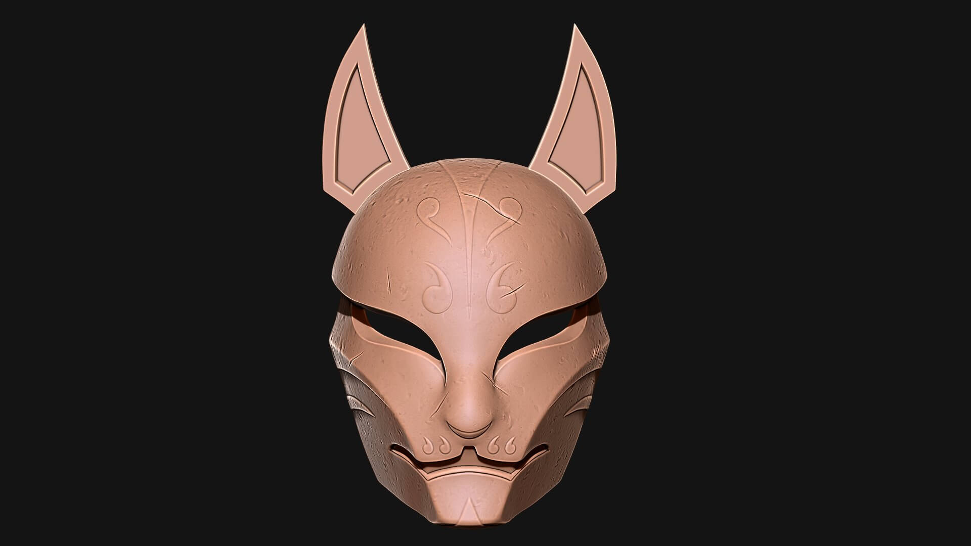 Aragami 2 Kitsune Mask - 3D Model by blackstar90