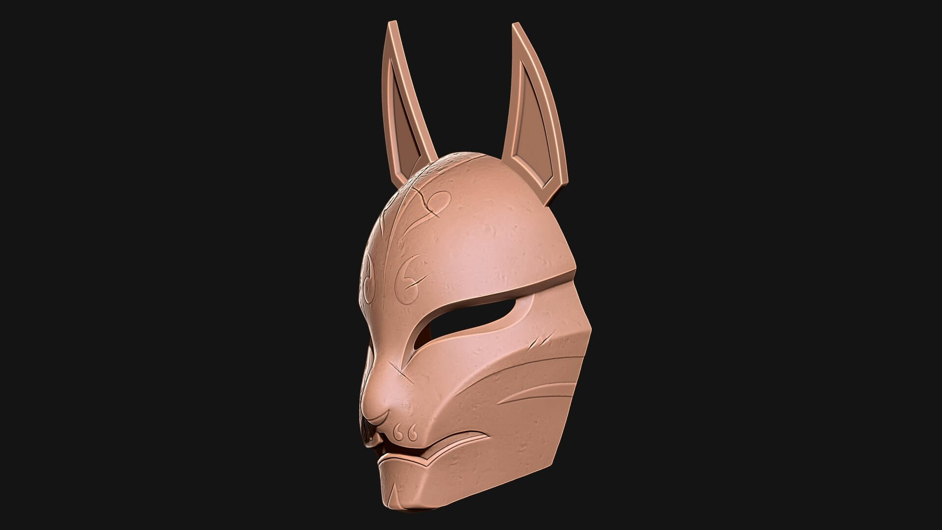 Aragami 2 Kitsune Mask - 3D Model by blackstar90