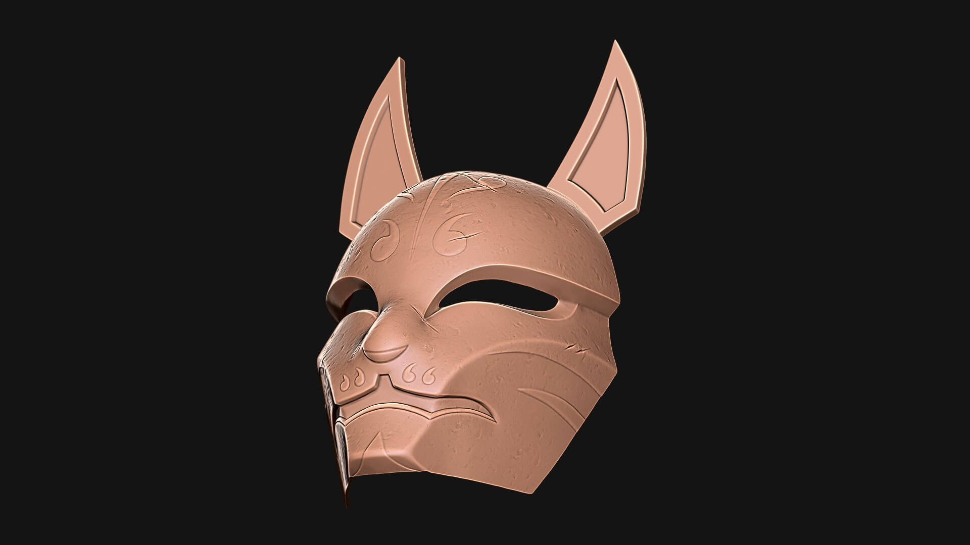 Aragami 2 Kitsune Mask - 3D Model by blackstar90