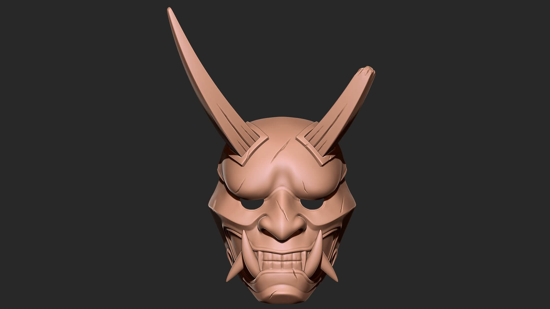 Aragami 2 Oni Devil Mask - 3D Model by blackstar90
