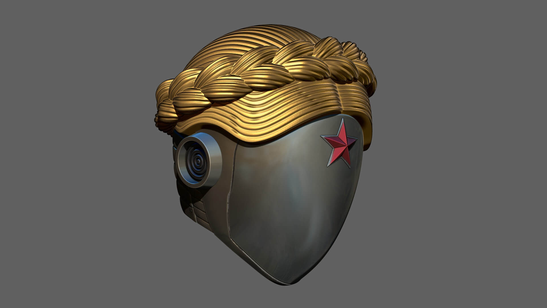 Atomic Heart Helmet - Robot Twins Head Cosplay 3D Model by blackstar90