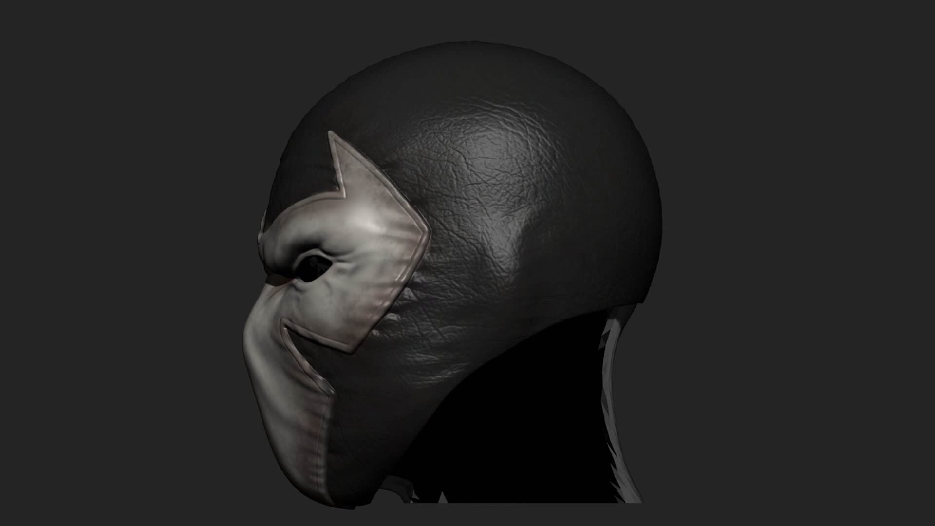 Bane Mask - DC Comics 3D Model by blackstar90
