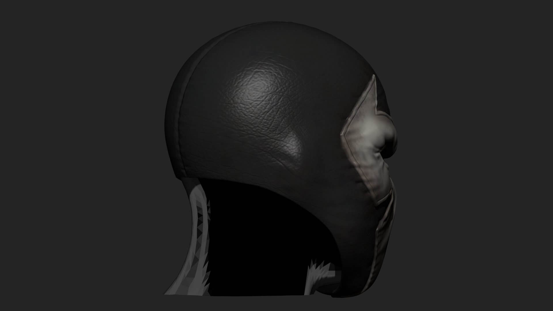 Bane Mask - DC Comics 3D Model by blackstar90