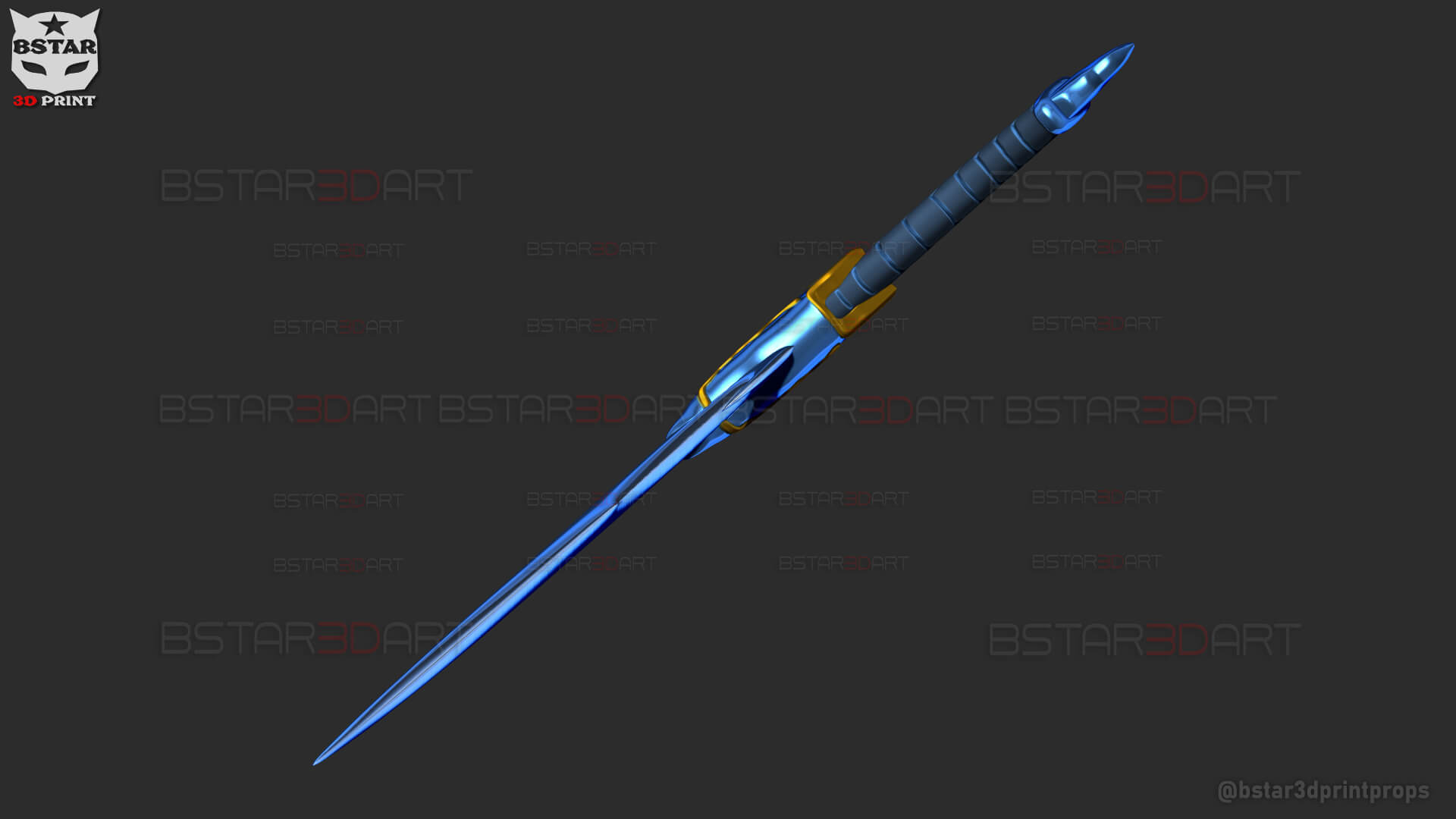 Baruka Dagger High Quality - Solo Leveling Cosplay 3D Model by blackstar90