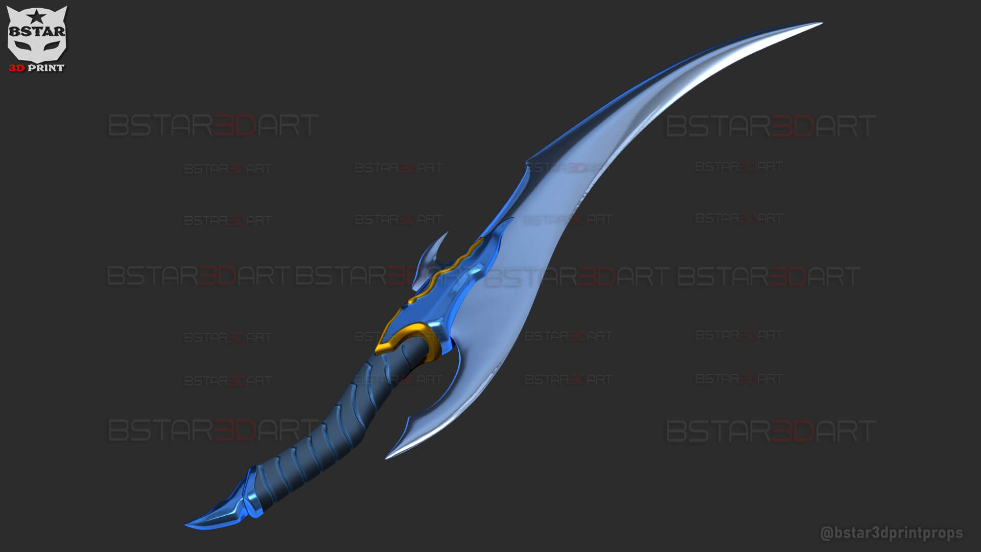 Baruka Dagger High Quality - Solo Leveling Cosplay 3D Model by blackstar90