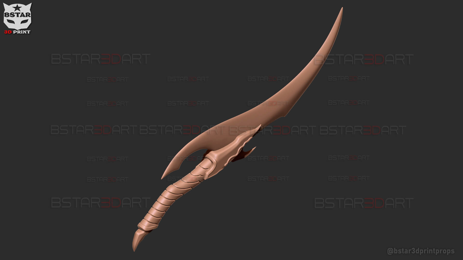 Baruka Dagger High Quality - Solo Leveling Cosplay 3D Model by blackstar90