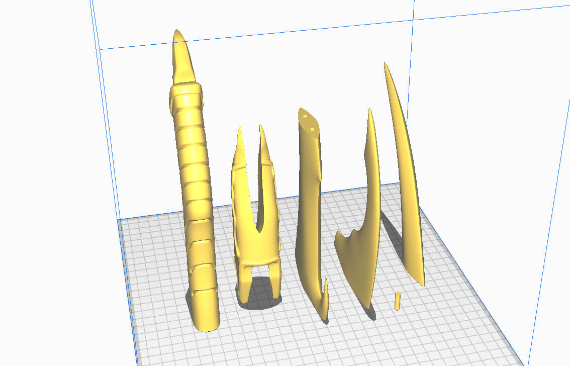 Baruka Dagger High Quality - Solo Leveling Cosplay 3D Model by blackstar90