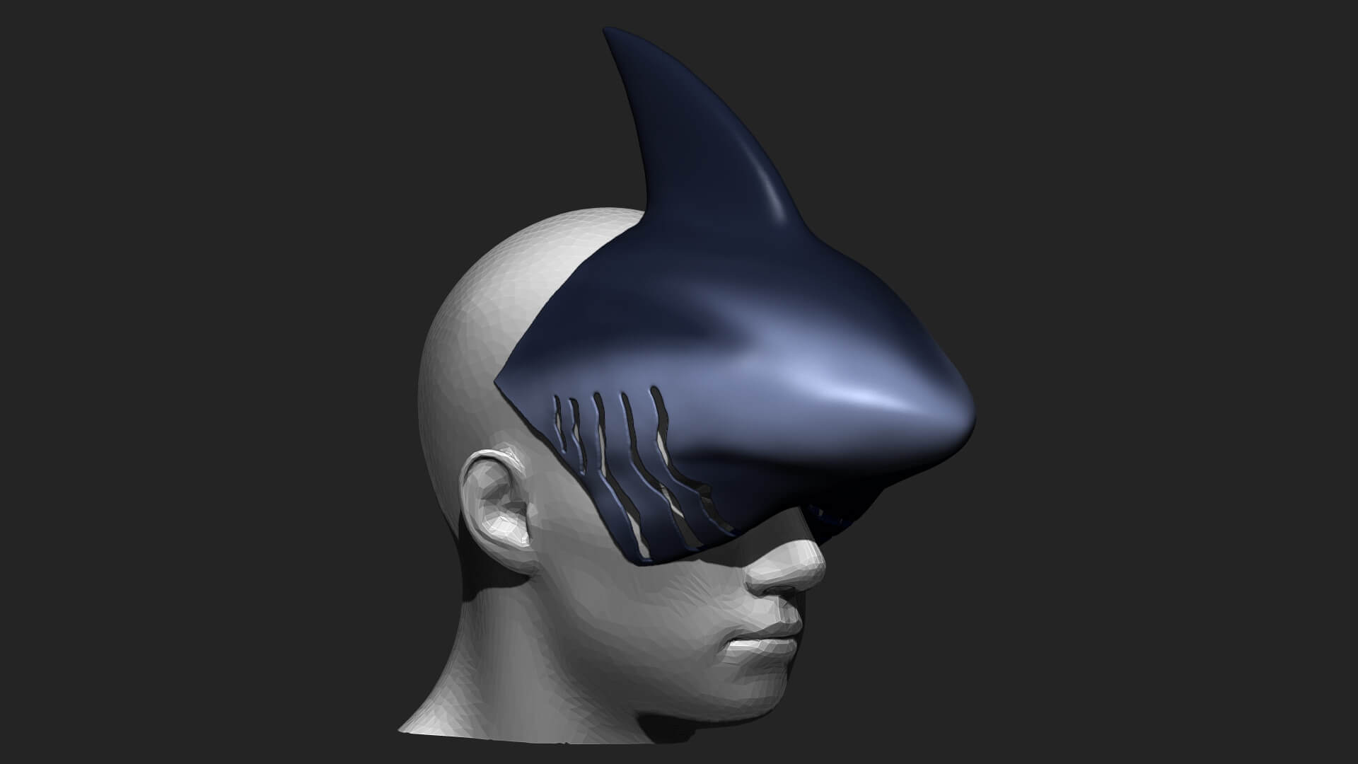 Beam Mask - Chainsaw Man Cosplay 3D Model by blackstar90