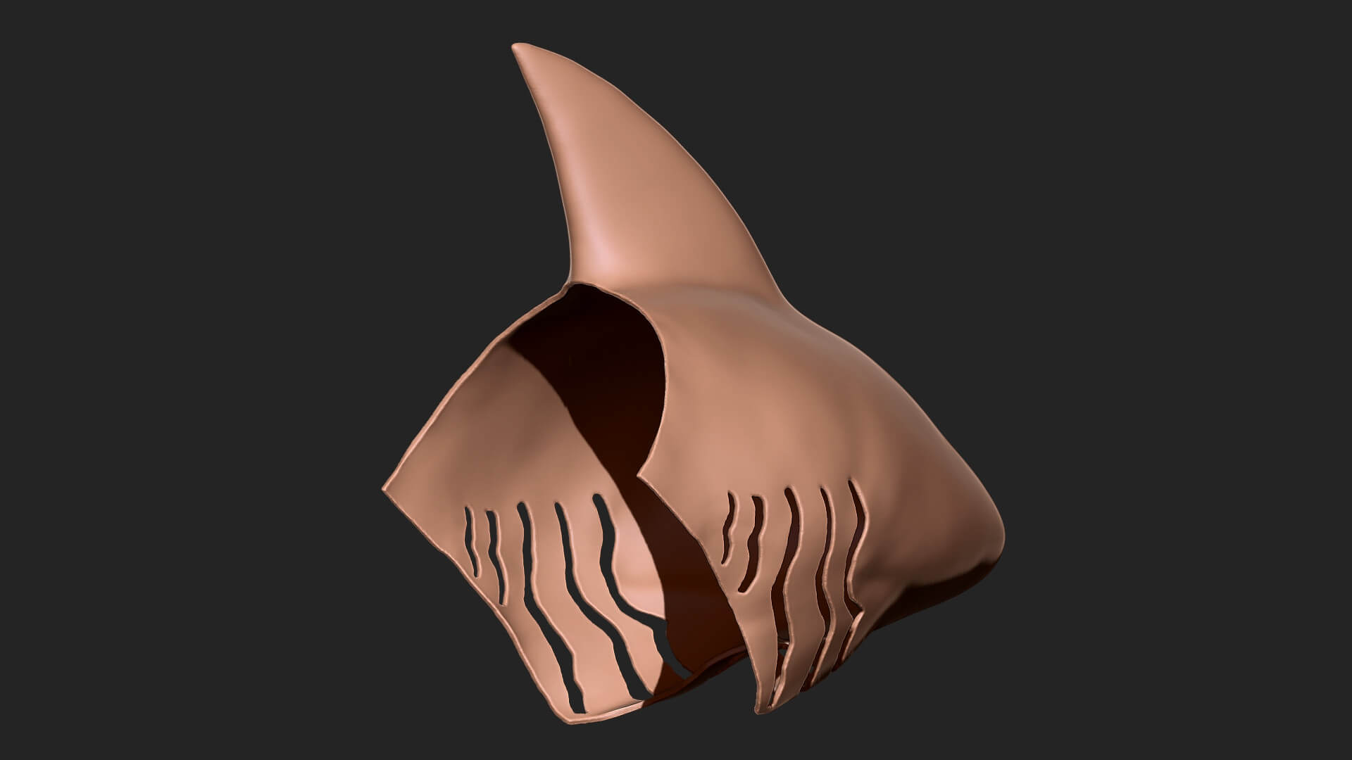 Beam Mask - Chainsaw Man Cosplay 3D Model by blackstar90