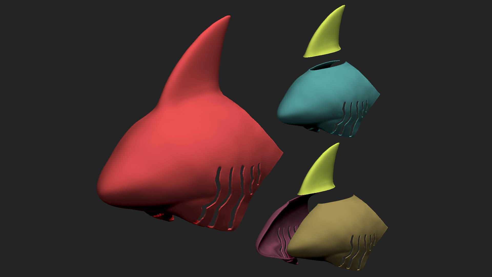 Beam Mask - Chainsaw Man Cosplay 3D Model by blackstar90