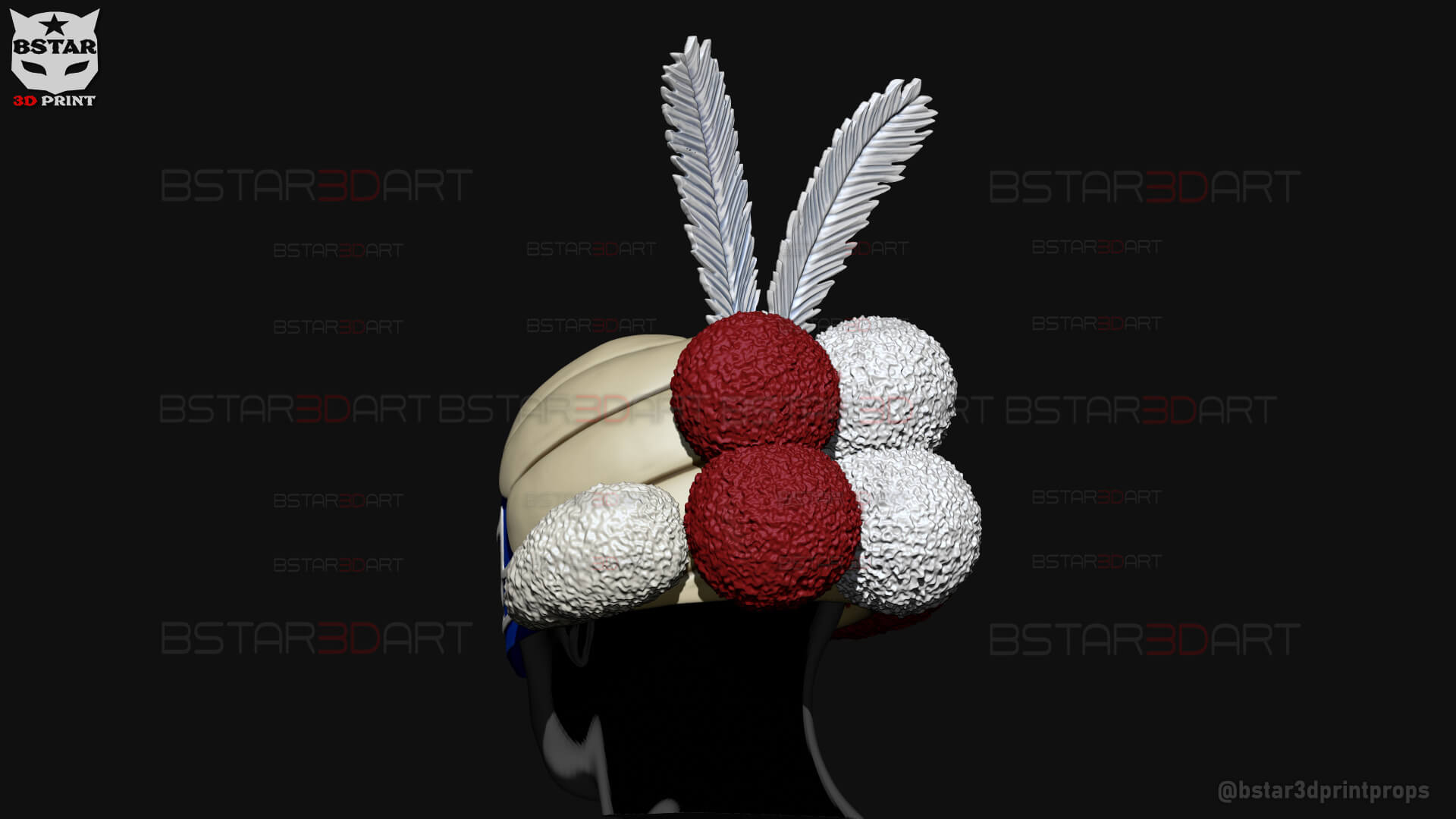 Black Clover William Vengeance Mask - 3D Model by blackstar90