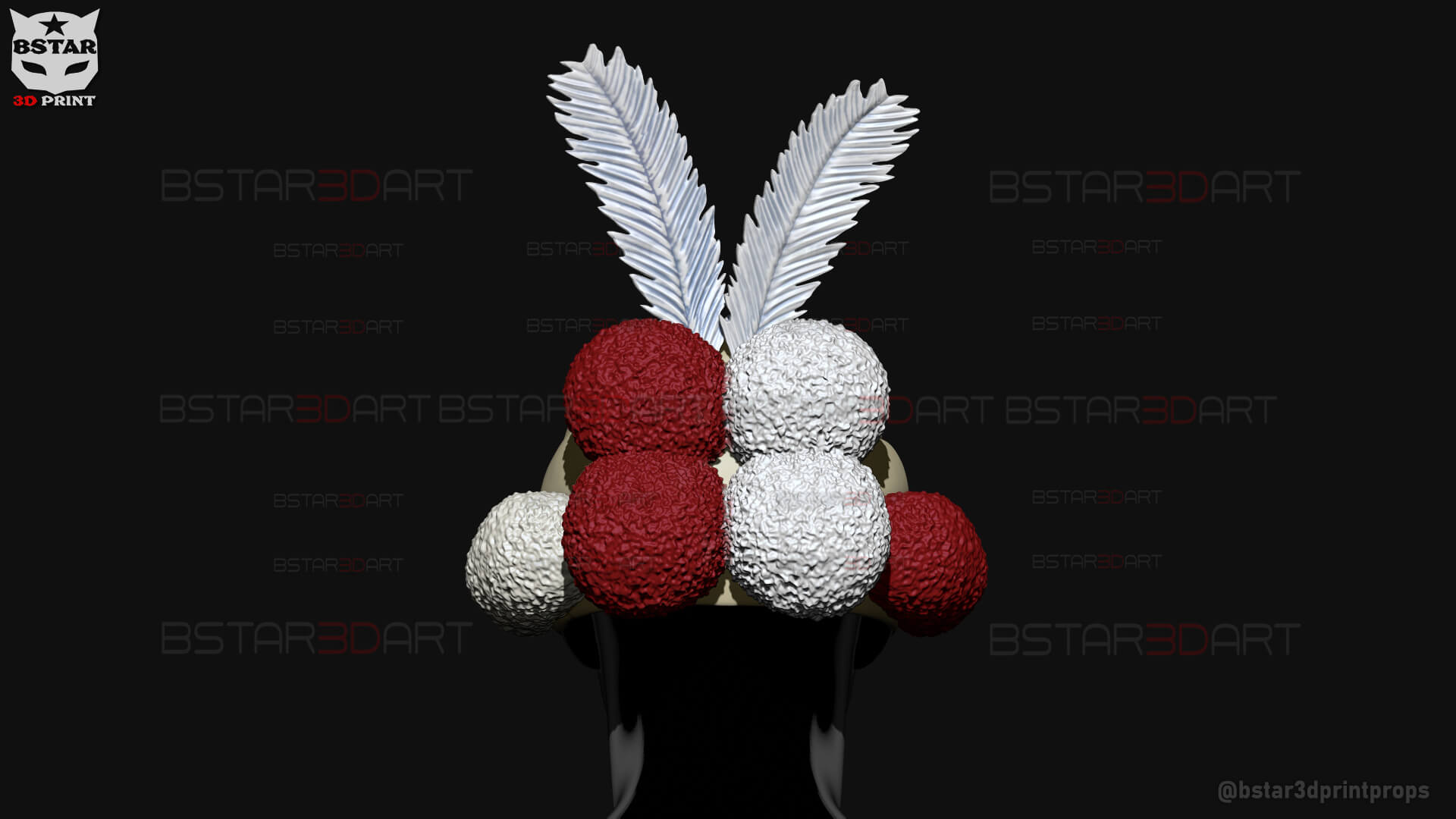 Black Clover William Vengeance Mask - 3D Print Model by blackstar90