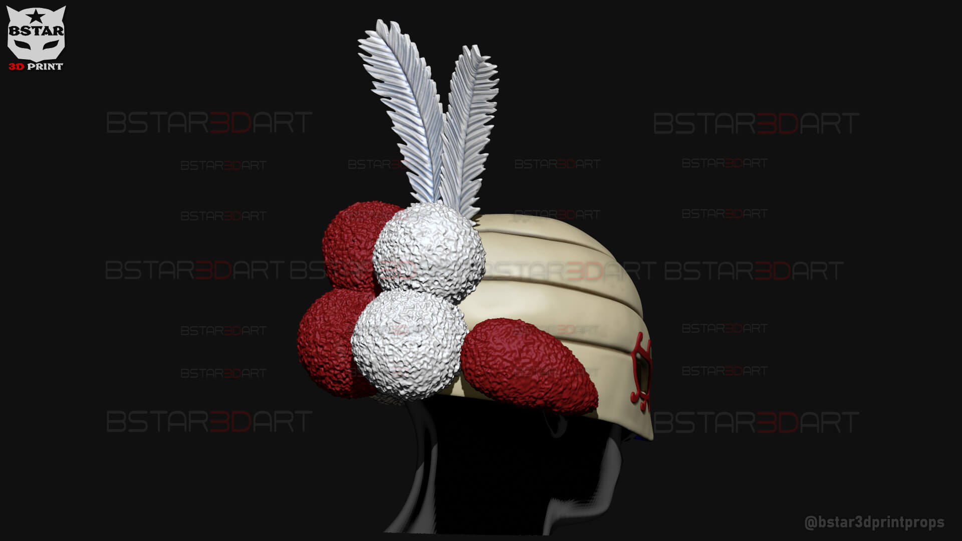 Black Clover William Vengeance Mask - 3D Print Model by blackstar90