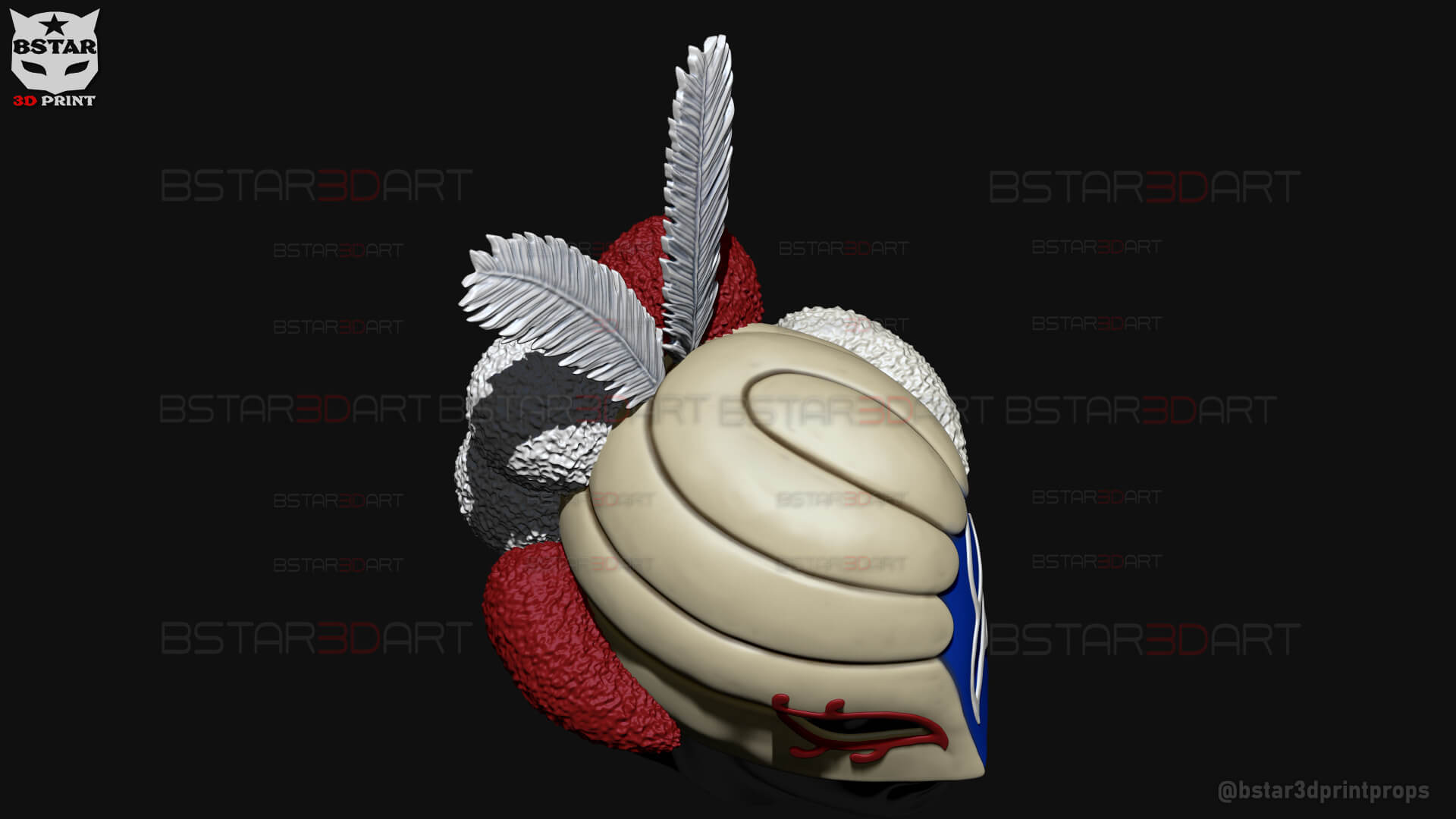 Black Clover William Vengeance Mask - 3D Model by blackstar90