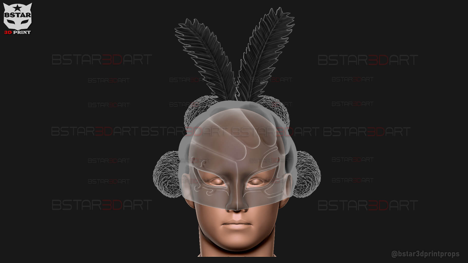 Black Clover William Vengeance Mask - 3D Model by blackstar90