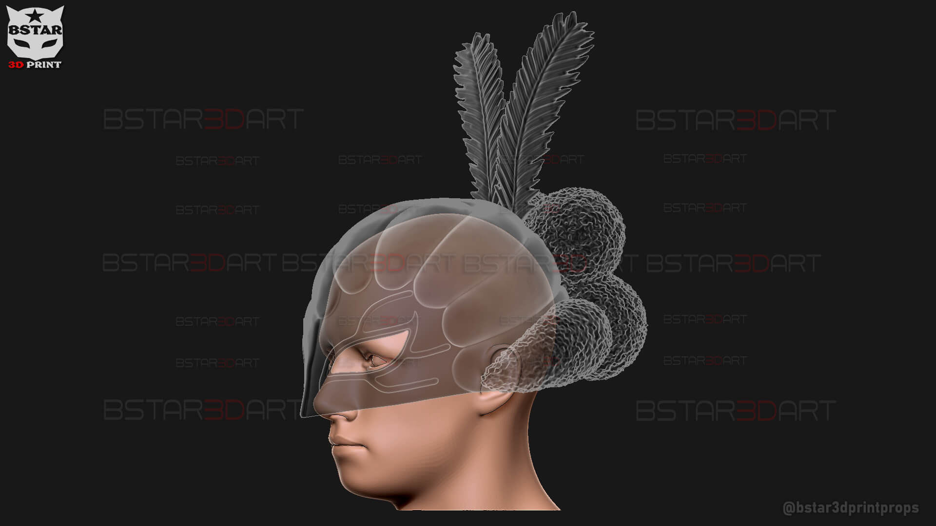 Black Clover William Vengeance Mask - 3D Print Model by blackstar90