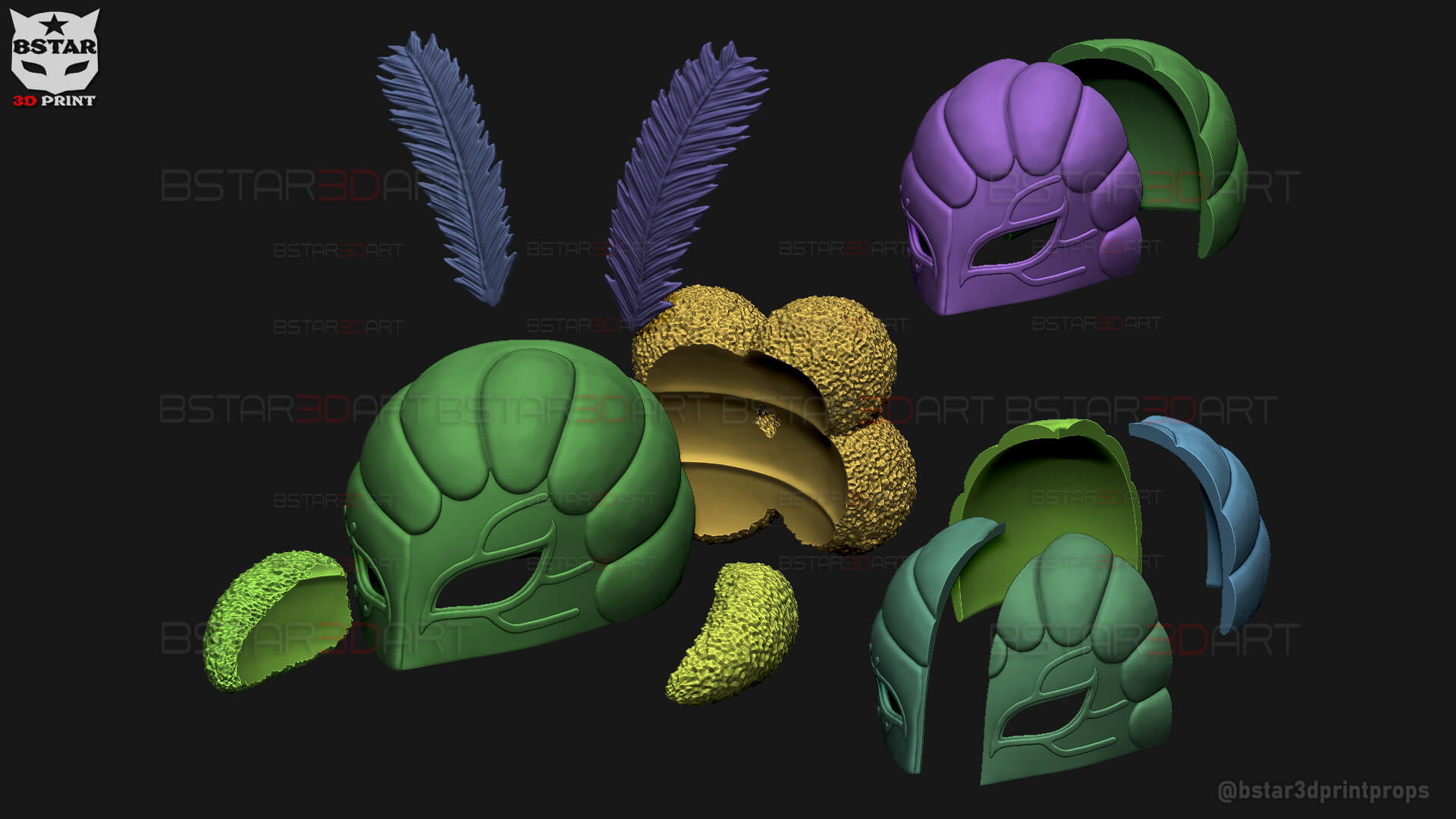 Black Clover William Vengeance Mask - 3D Print Model by blackstar90