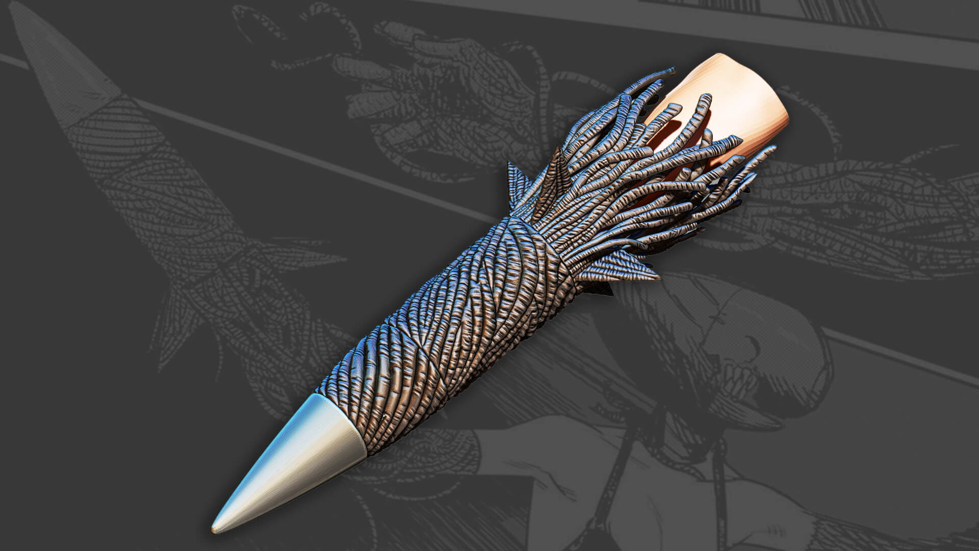 Bomb Devil Blade Arm Weapon - Chainsaw Man Cosplay 3D Print Model by ...