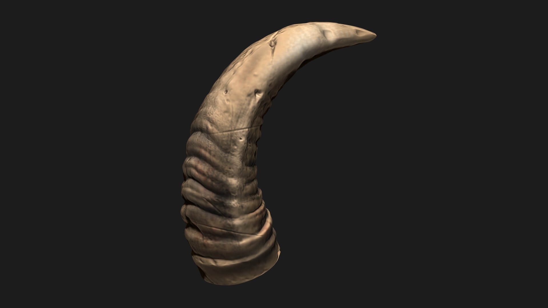 Buffalo Horns - Satan Horns - Demon Horns 3D Model by blackstar90