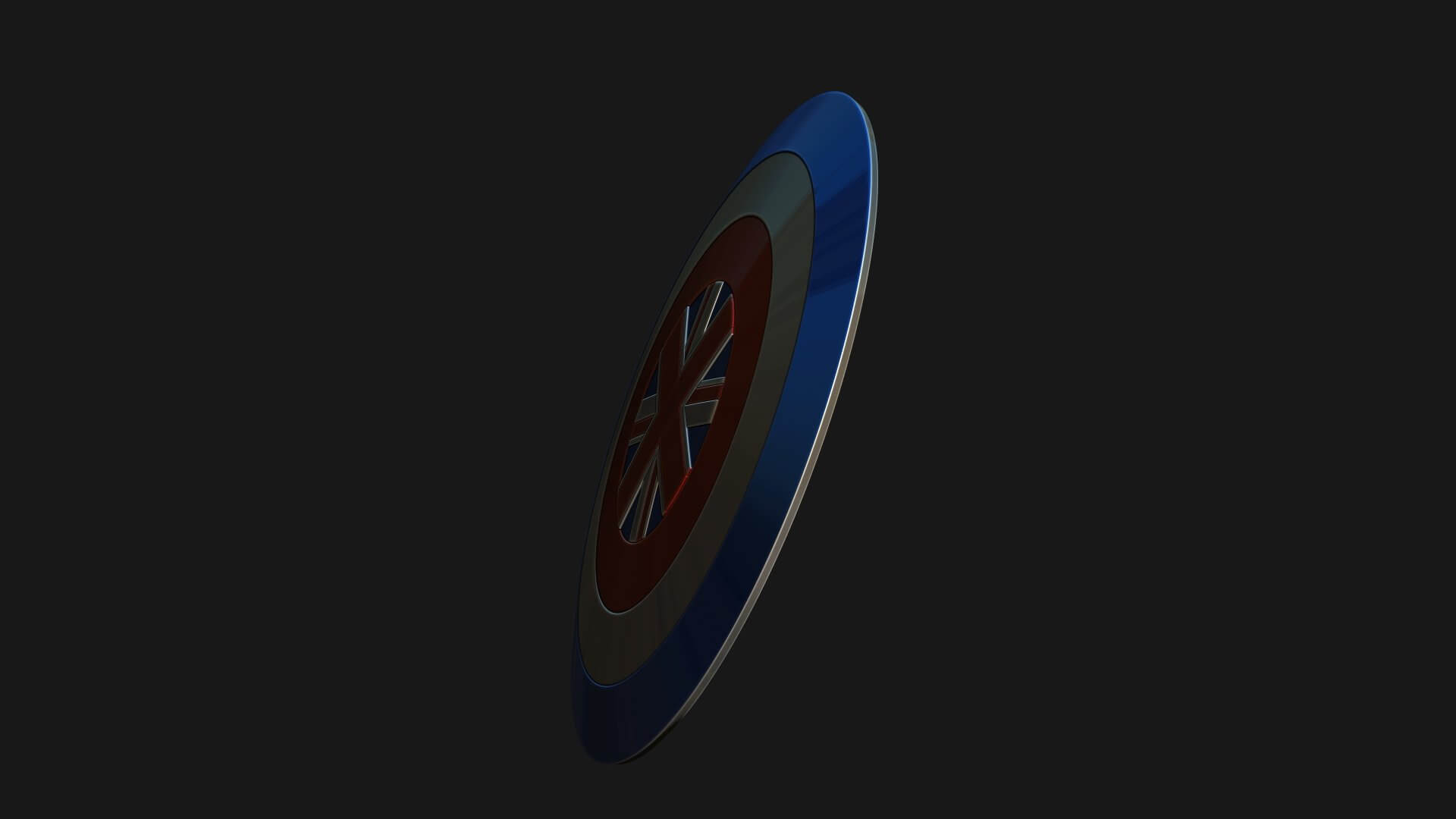 Captain Britain Shield - Marvel Comics 3D Model by blackstar90