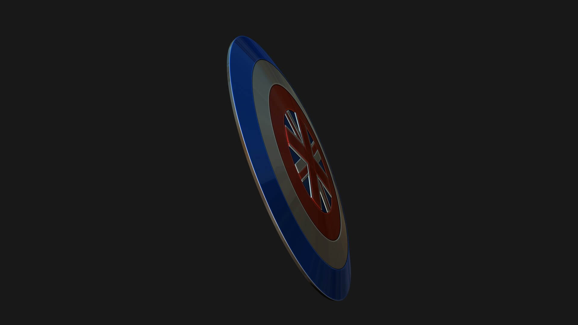 Captain Britain Shield - Marvel Comics 3D Model by blackstar90