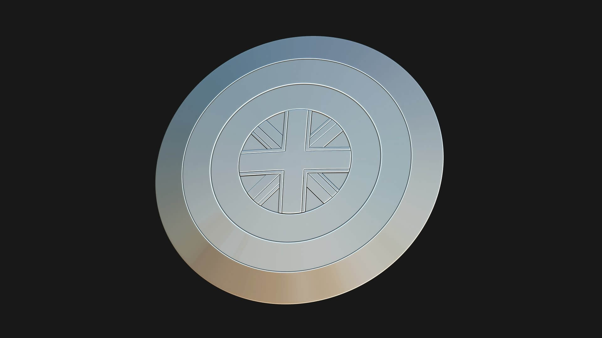 Captain Britain Shield - Marvel Comics 3D Model by blackstar90