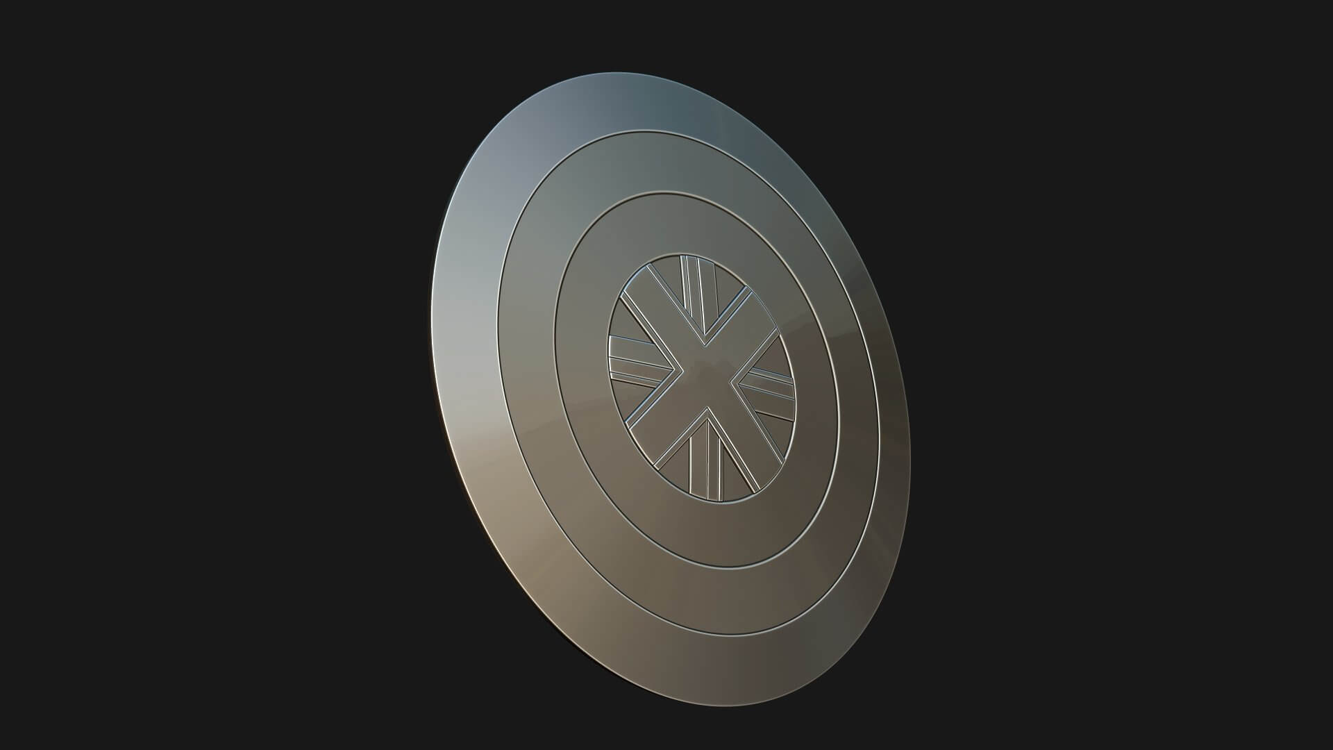 Captain Britain Shield - Marvel Comics 3D Model by blackstar90