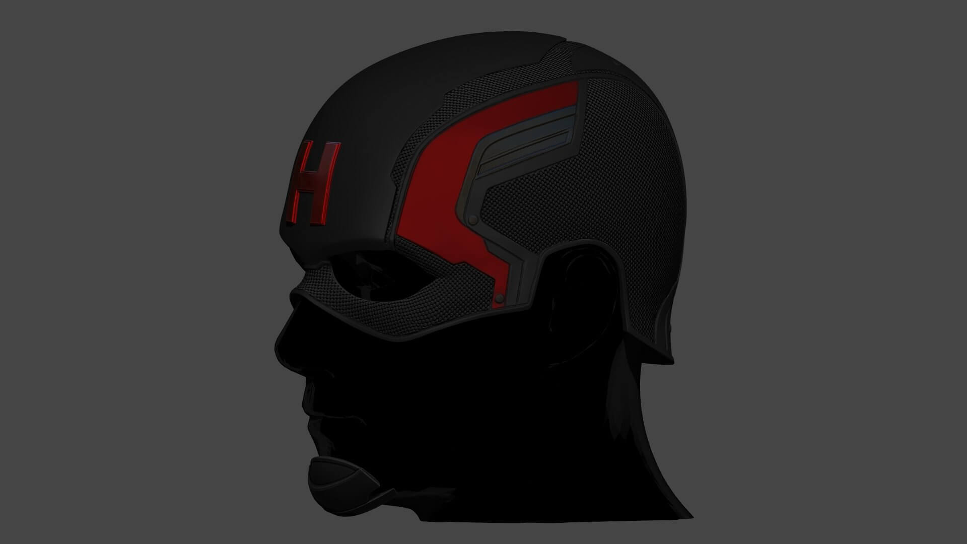 Captain Hydra Helmet - Marvel Comics 3D Model by blackstar90