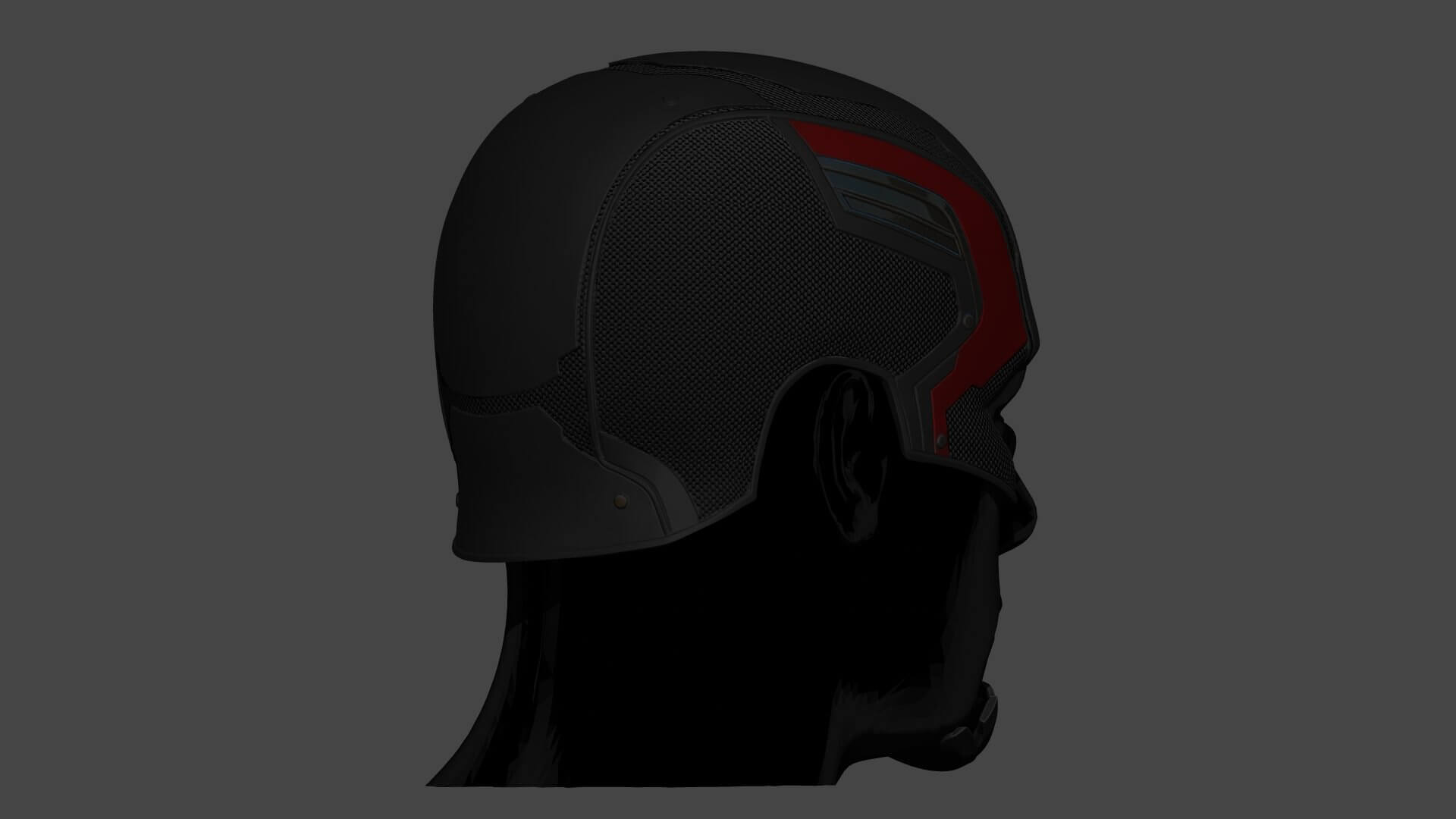 Captain Hydra Helmet - Marvel Comics 3D Model by blackstar90
