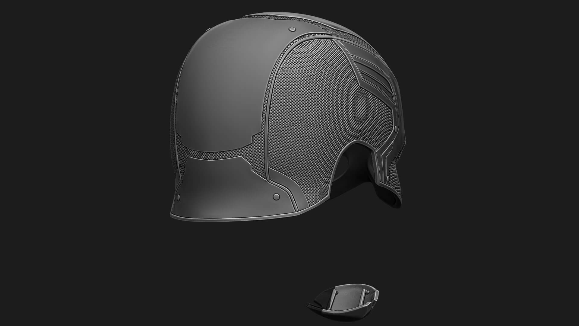 Captain Hydra Helmet - Marvel Comics 3D Model by blackstar90