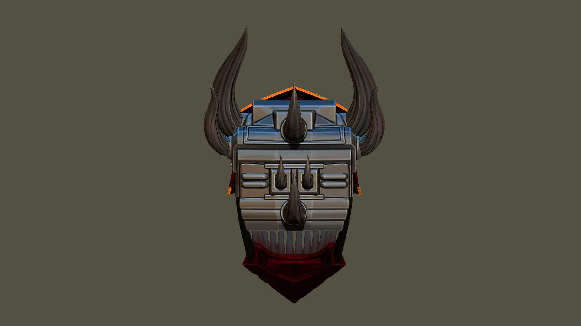 Chainsaw Man Full Form Helmet - Denji Anime Cosplay 3D Model by blackstar90