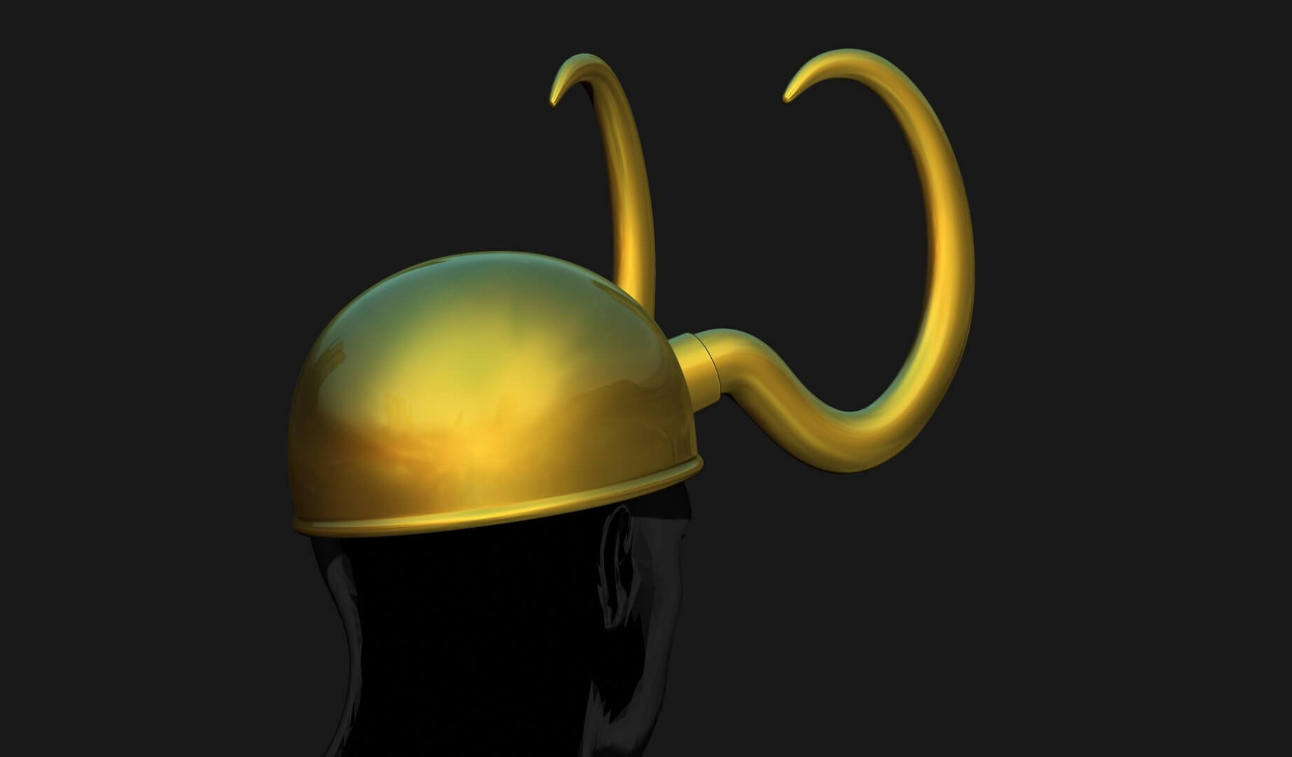 Classic Loki Helmet - Loki TV Series 2021 3D Model by blackstar90