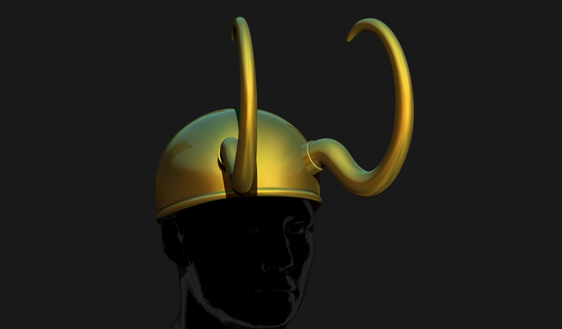 Classic Loki Helmet - Loki TV Series 2021 3D Model by blackstar90