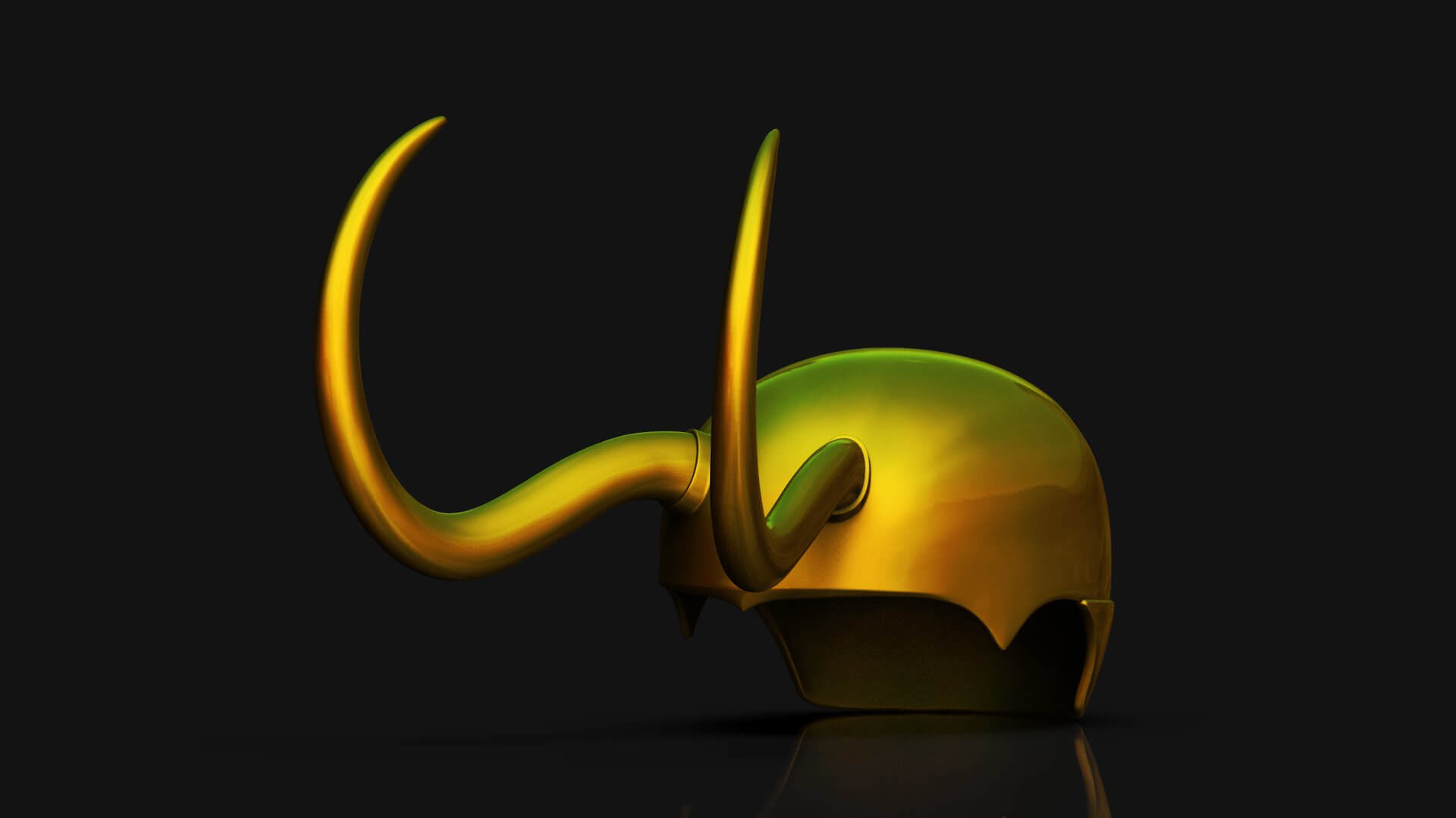 Classic Loki Helmet - Loki TV Series 3D Model by blackstar90
