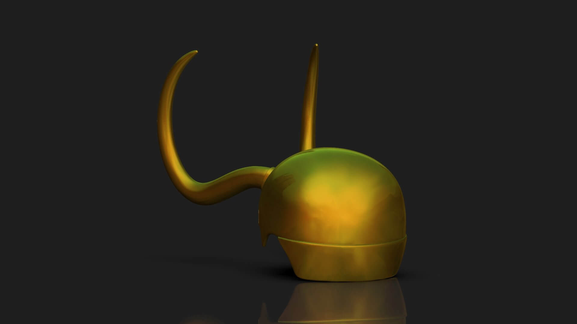 Classic Loki Helmet - Loki TV Series 3D Model by blackstar90