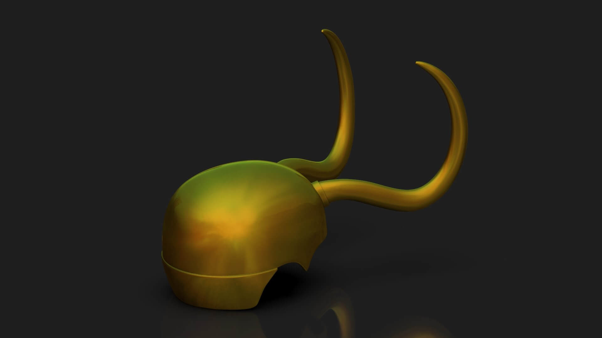 Classic Loki Helmet - Loki TV Series 3D Model by blackstar90