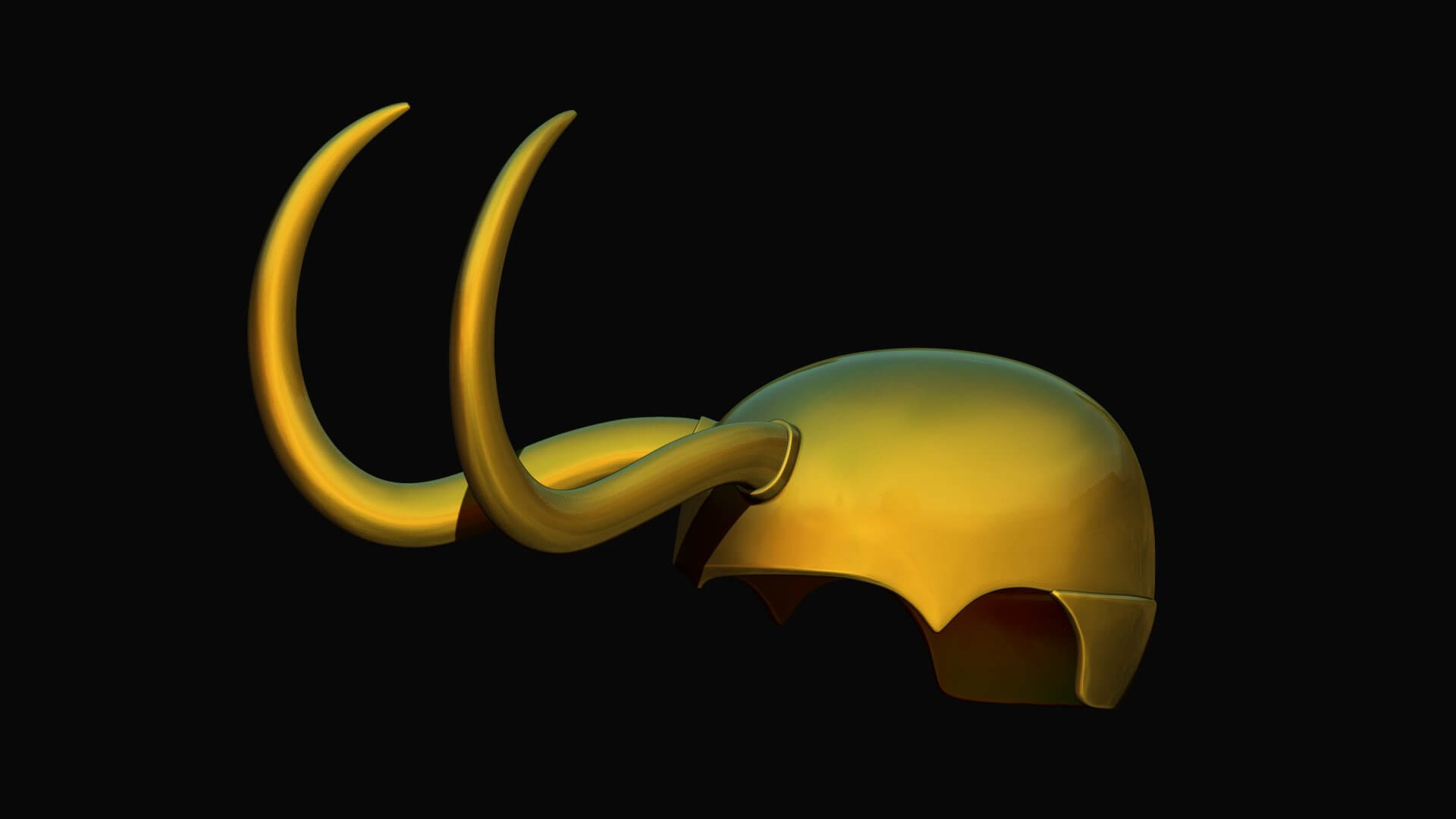Classic Loki Helmet - Loki TV Series 3D Model by blackstar90