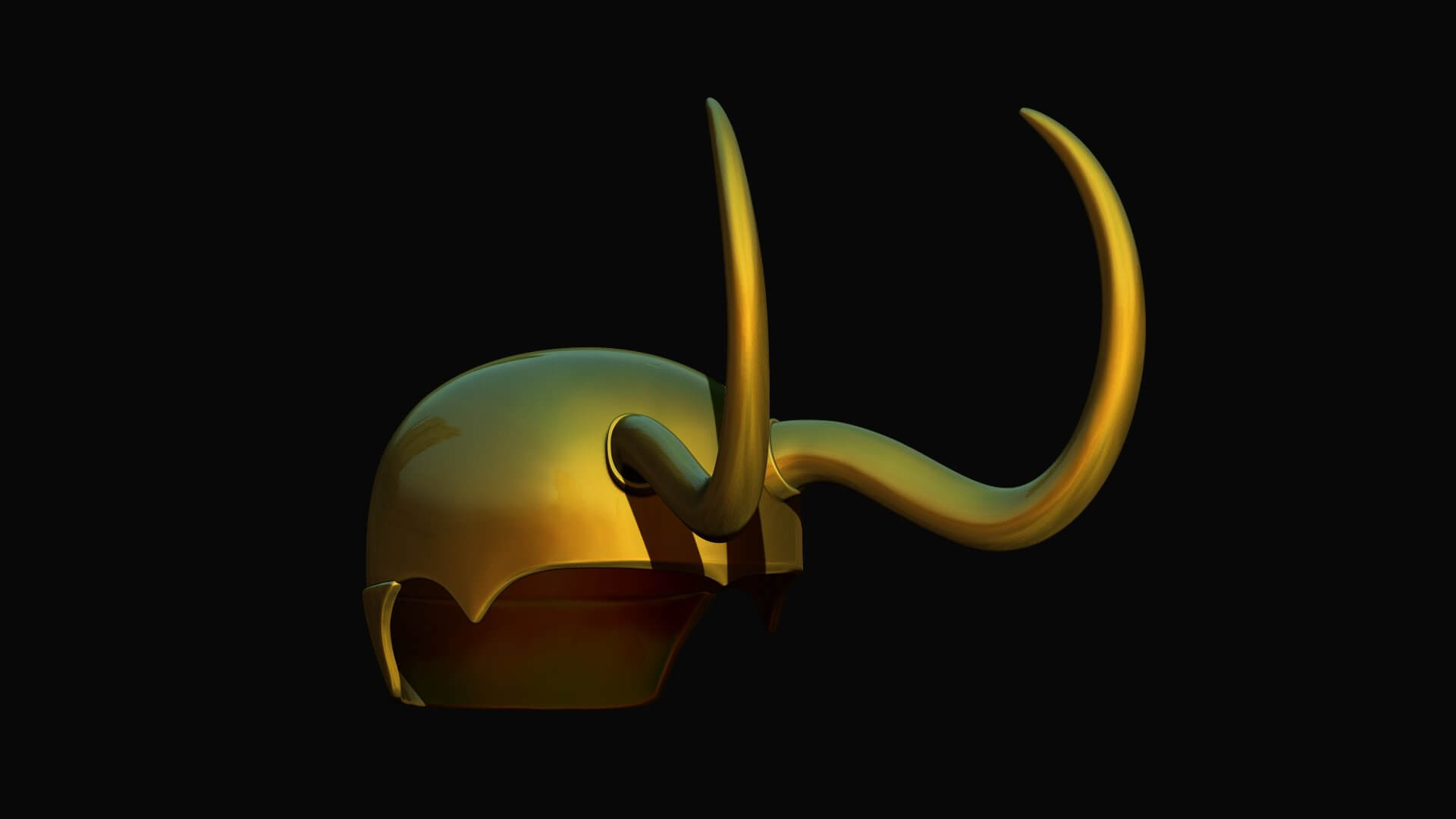 Classic Loki Helmet - Loki TV Series 3D Model by blackstar90