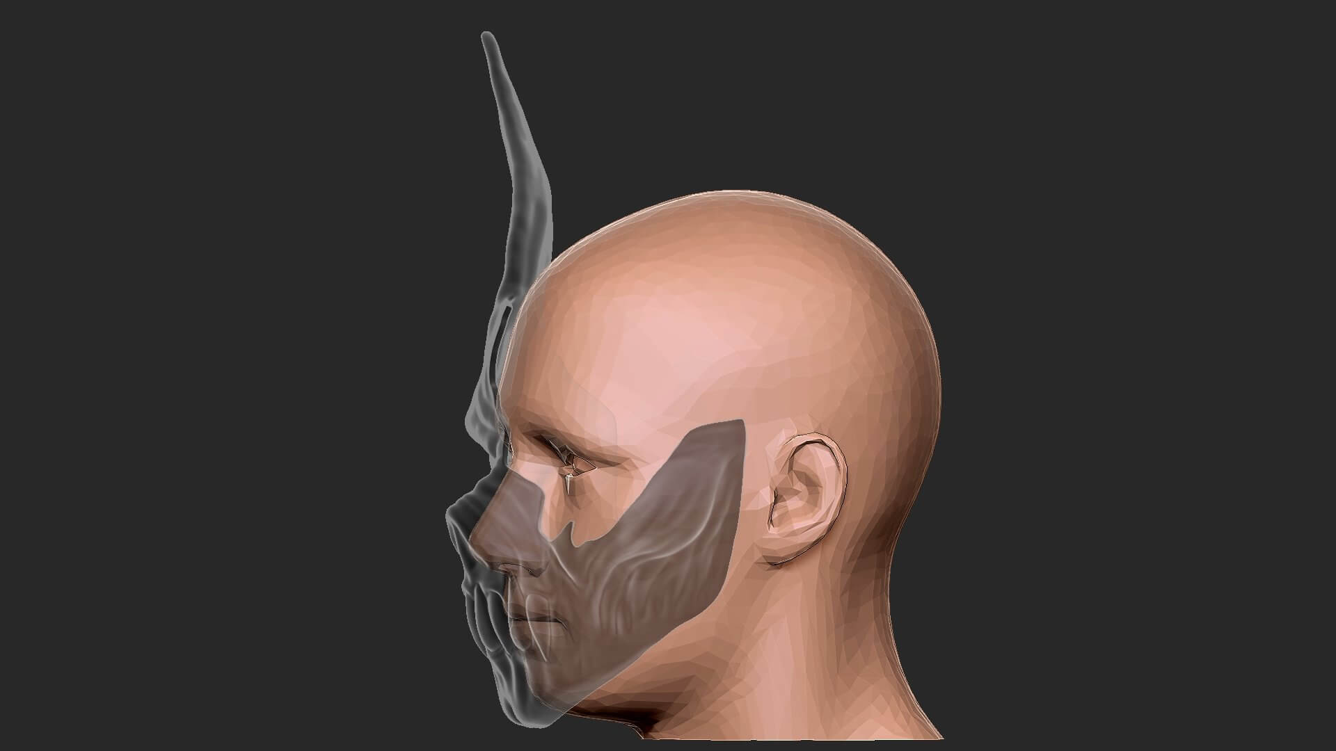 Corpse Husband Rabbit Face Mask - 3D Model by blackstar90