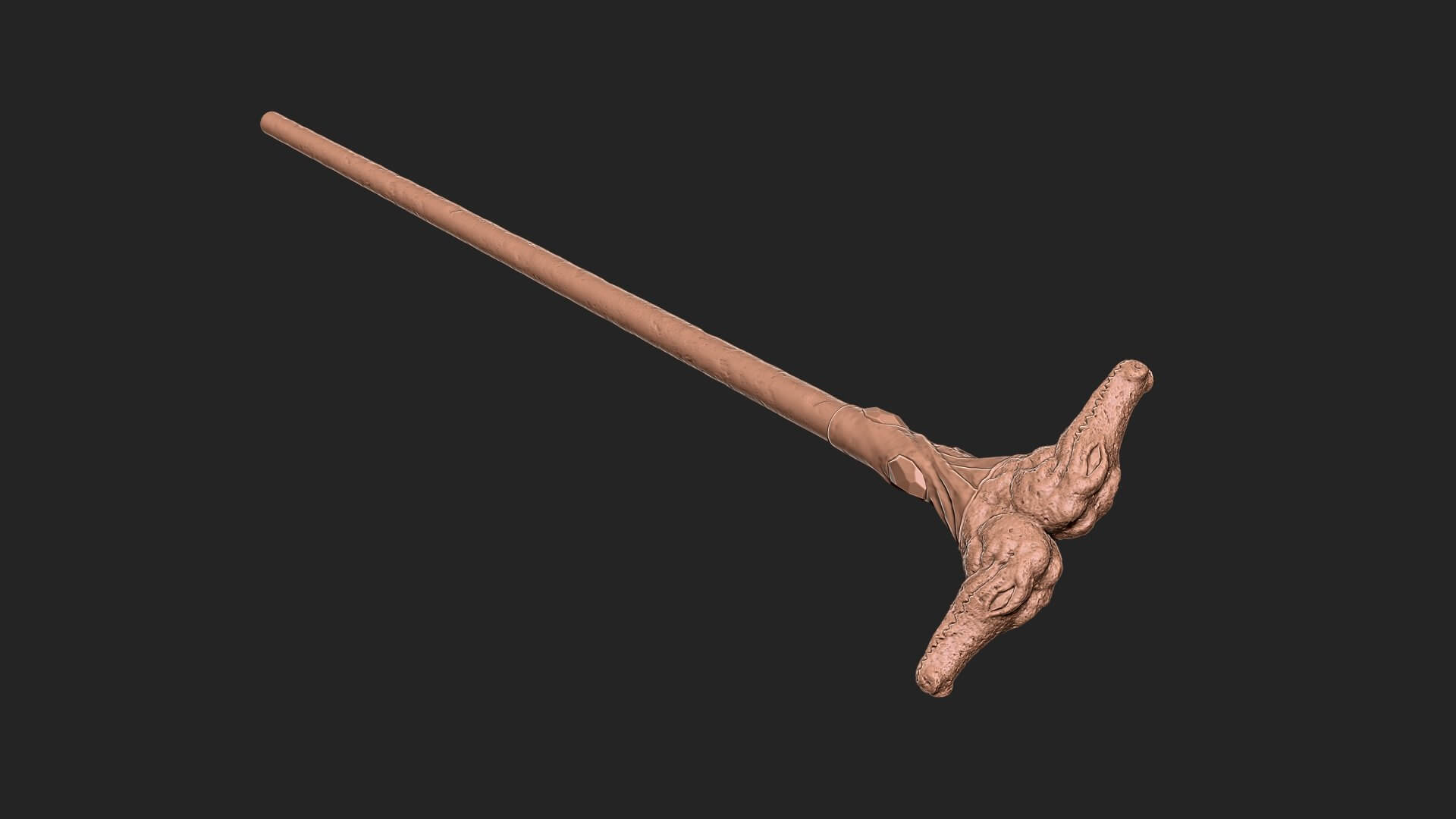 Crocodile Stick Of Arthur Harrow - Moon Knight Marvel 3D Model by ...