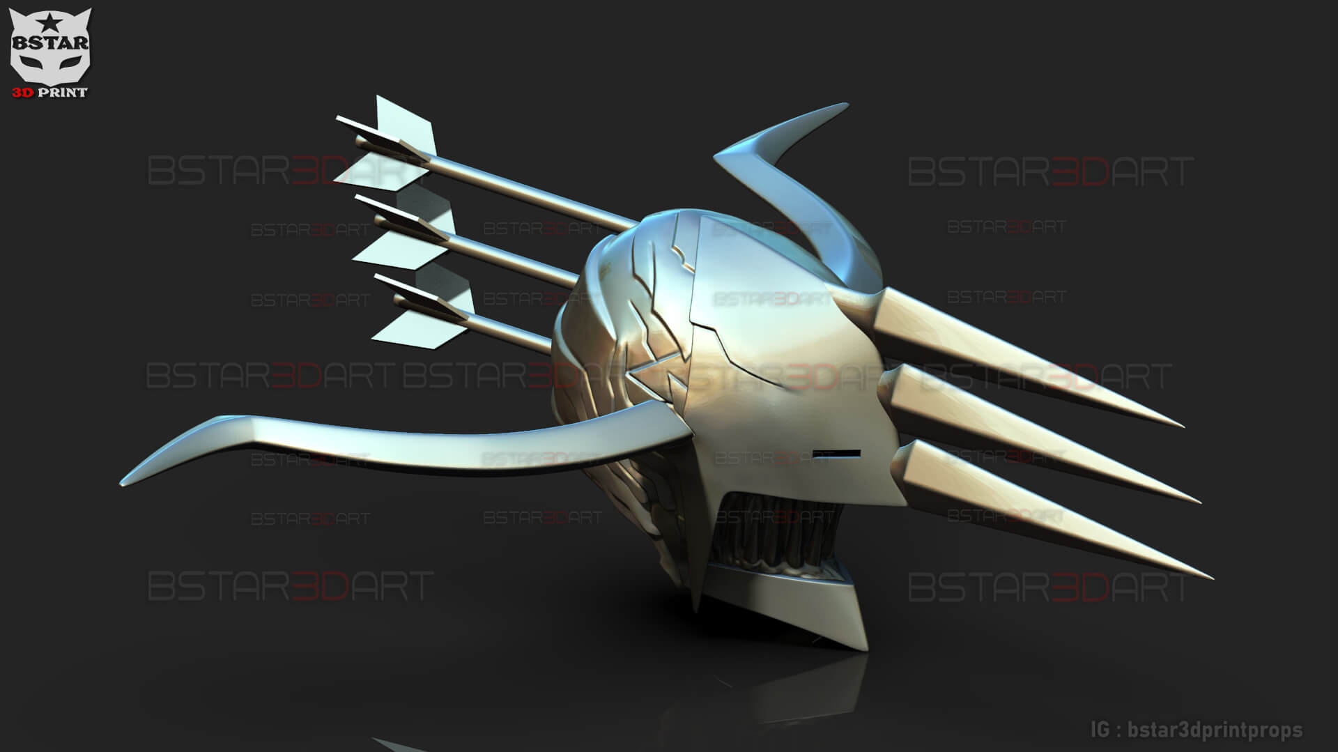 Crossbow Devil Quanxi Helmet - Chainsaw Man Cosplay 3D Model by blackstar90