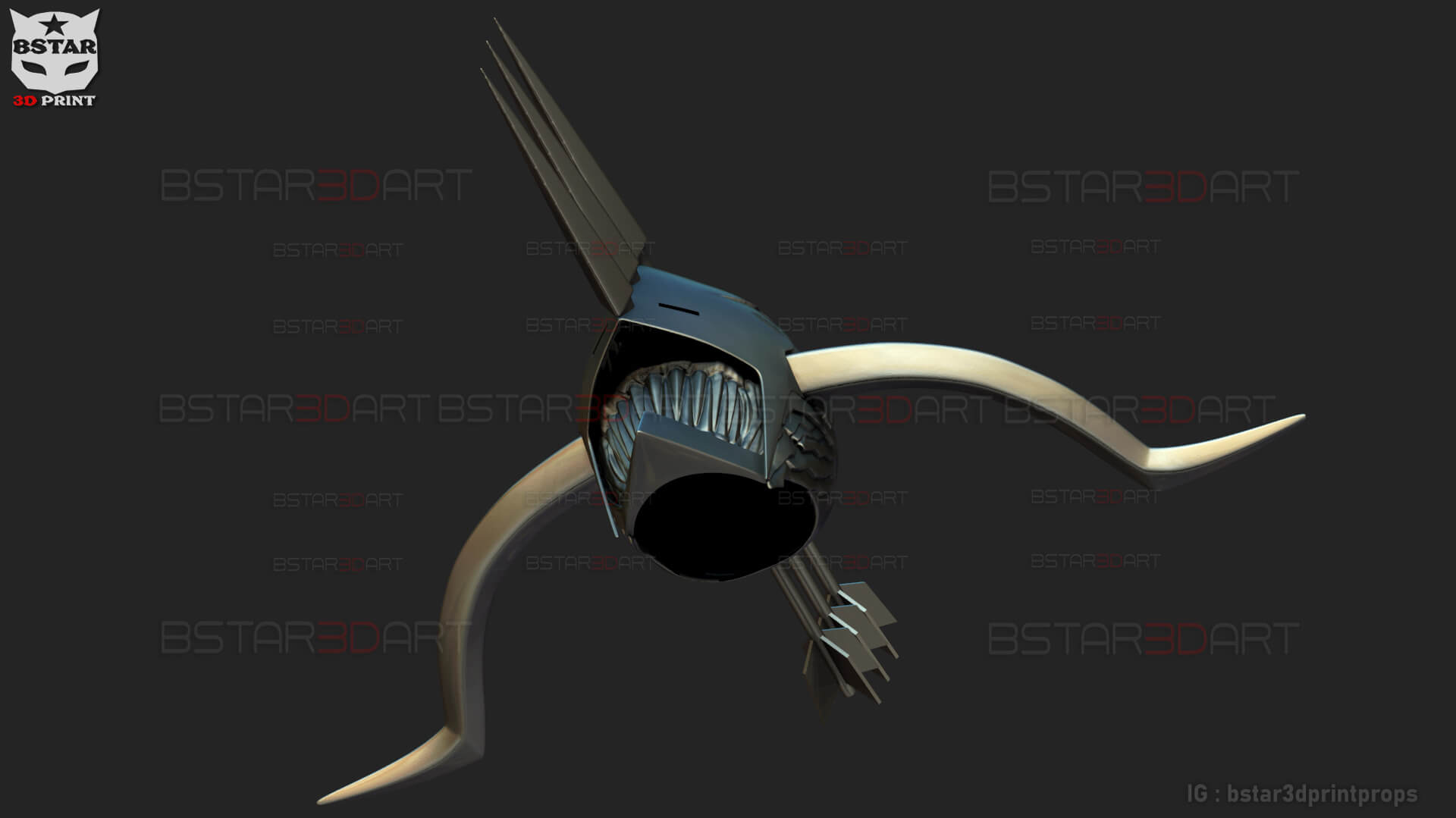 Crossbow Devil Quanxi Helmet - Chainsaw Man Cosplay 3D Model by blackstar90