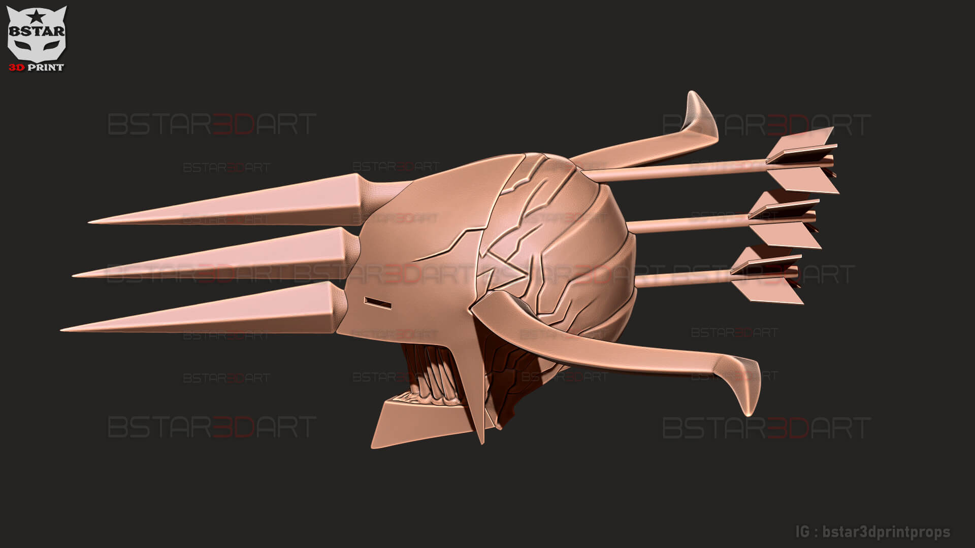 Crossbow Devil Quanxi Helmet - Chainsaw Man Cosplay 3D Model by blackstar90